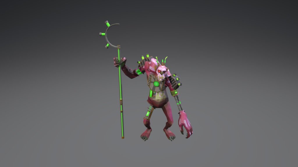Witchdoctor Lowpoly - 3D model by Symbiathentongs [4eb556e] - Sketchfab