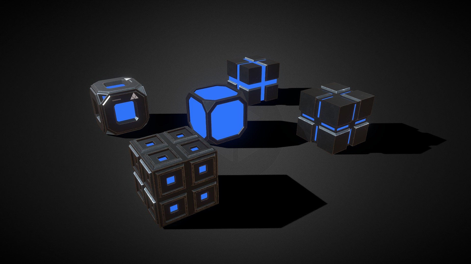 Sic- Fi Box Collection Metal (Part Four) - Buy Royalty Free 3D model by ...