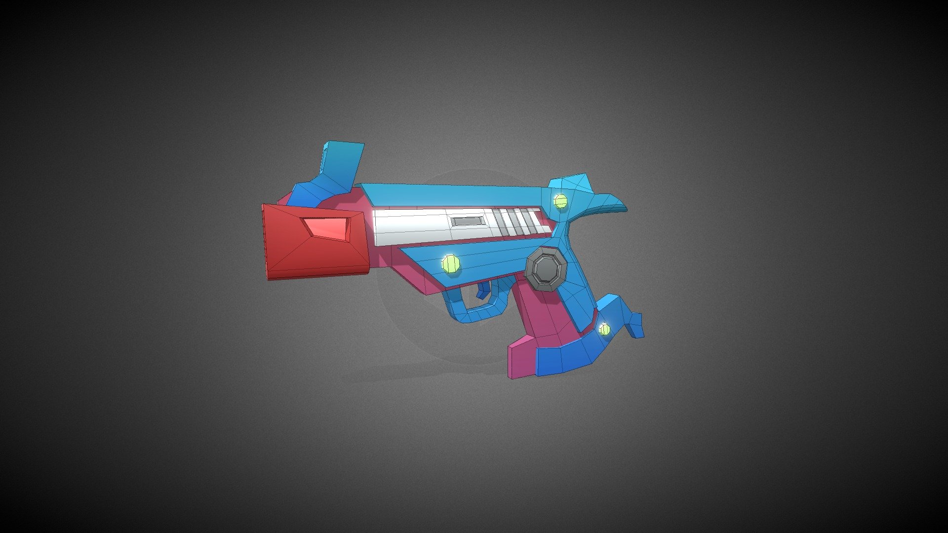Stylized | Low Poly | Gun - Download Free 3D model by Saurav72 [4eb8c77 ...