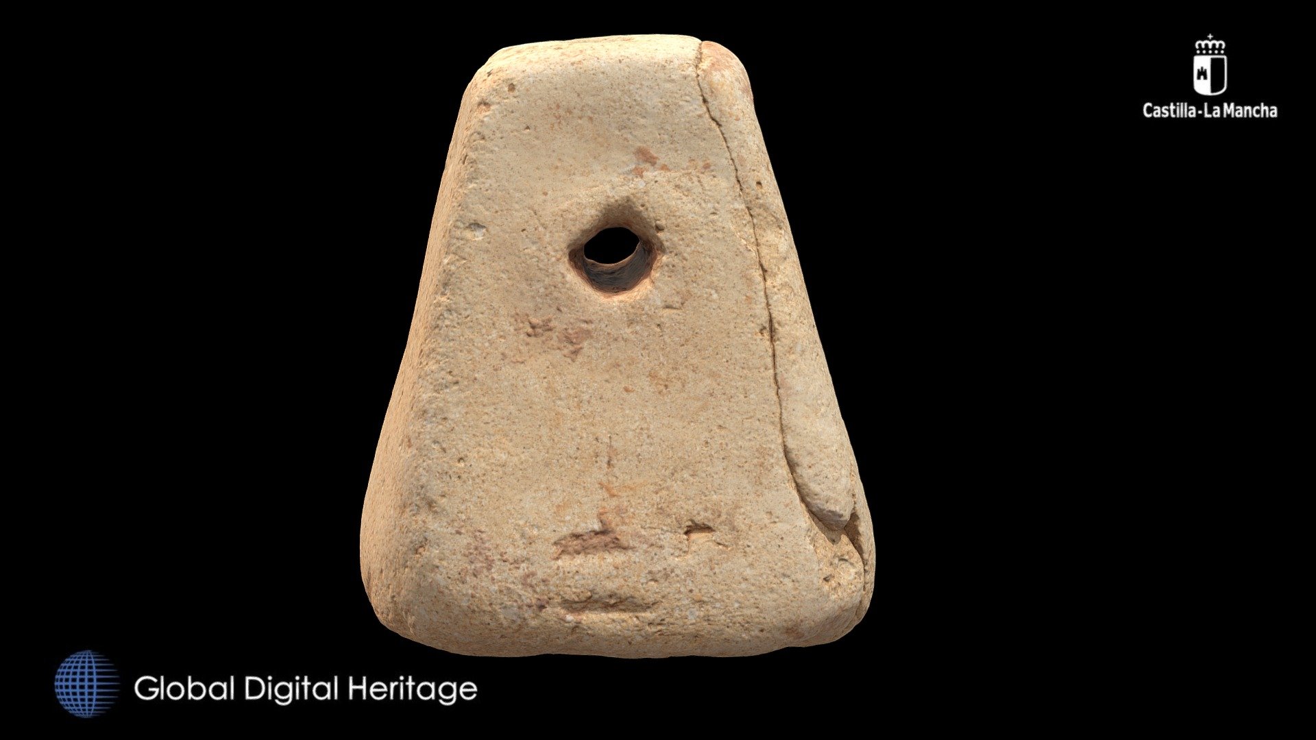 Ceramic loom weight, Cerro de las Cabezas - Download Free 3D model by ...