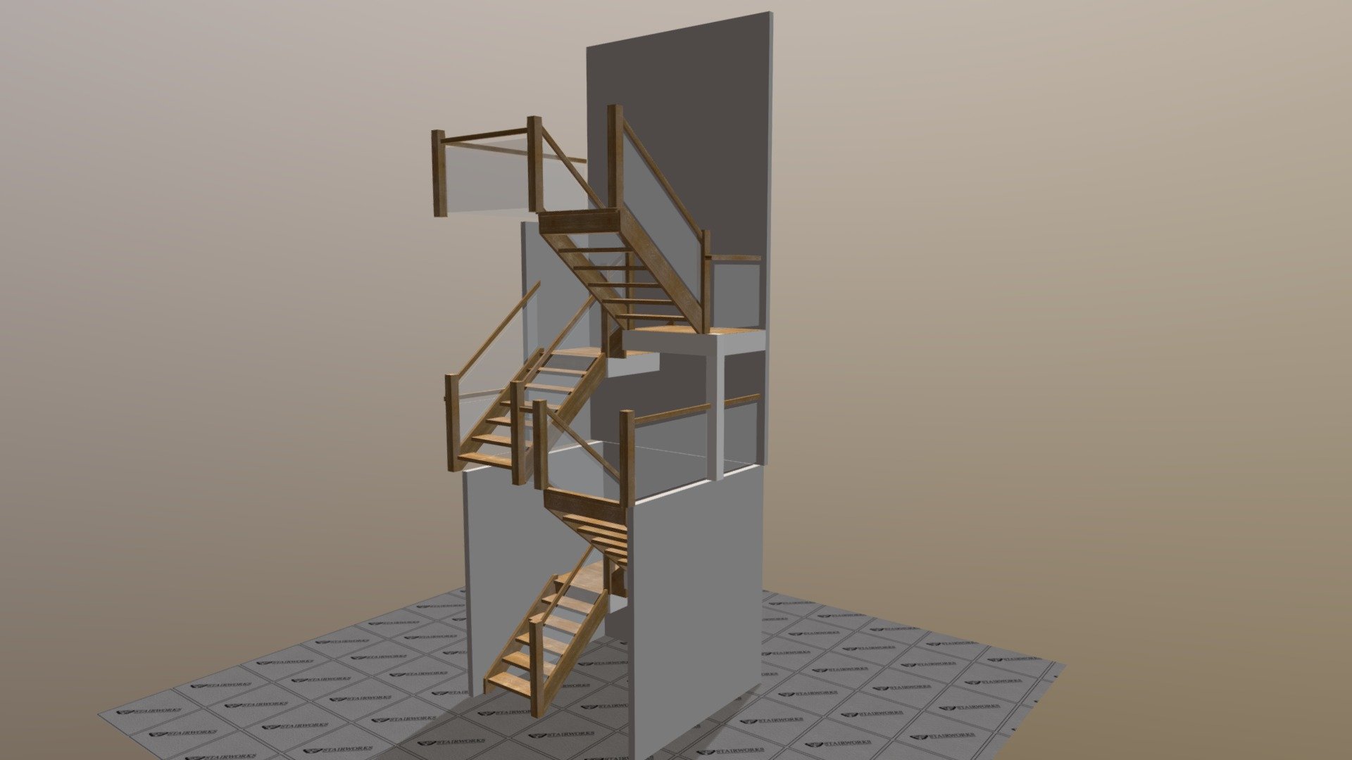 ECNOMUS_414_DELAWARE_STAIR DESIGN - 3D model by STW (@scottu) [4ebb26a ...