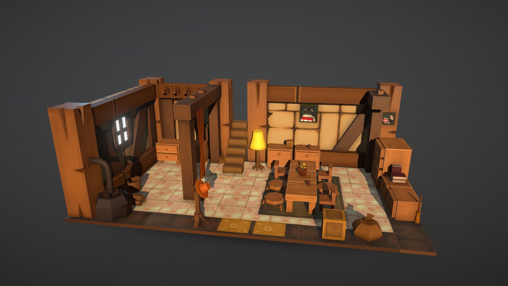 House Final Assignment - Download Free 3D model by imagi_101 [4ebb7c1 ...
