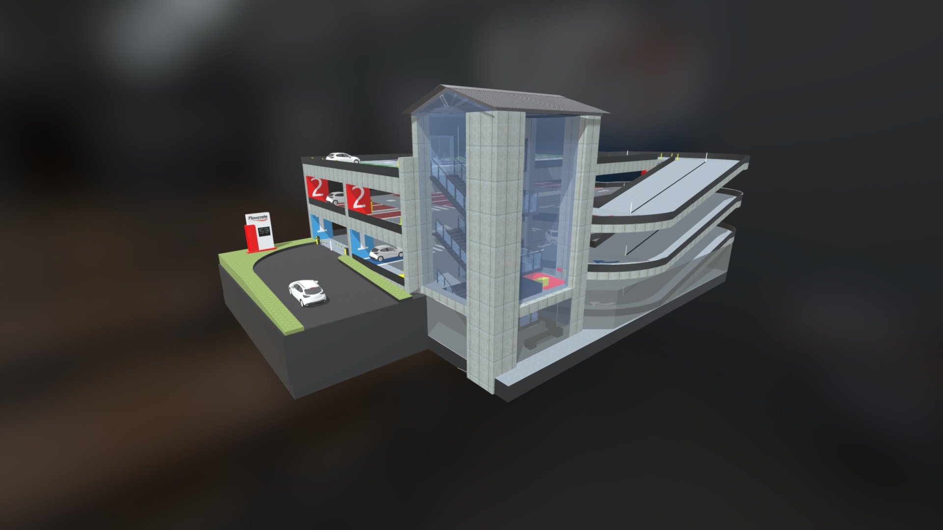 [Australia] Interactive 3D Model - Car Parks - 3D model by Flowcrete ...