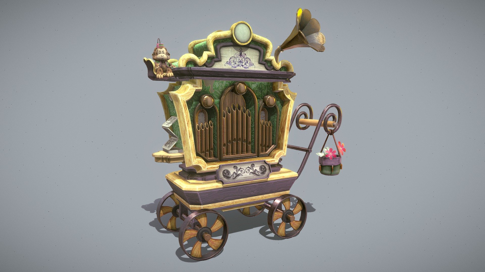 Barrel Organ - 3D model by AnnaBelle Fibonacci (@annabellefibonacci ...