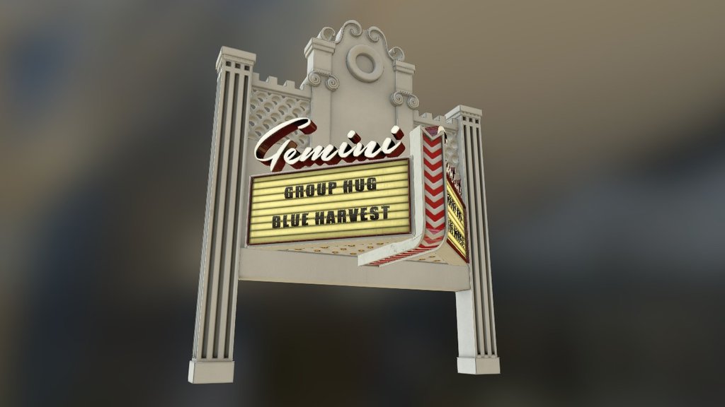 Theatre Marquee - 3D model by Tate3d [4ebd7dc] - Sketchfab