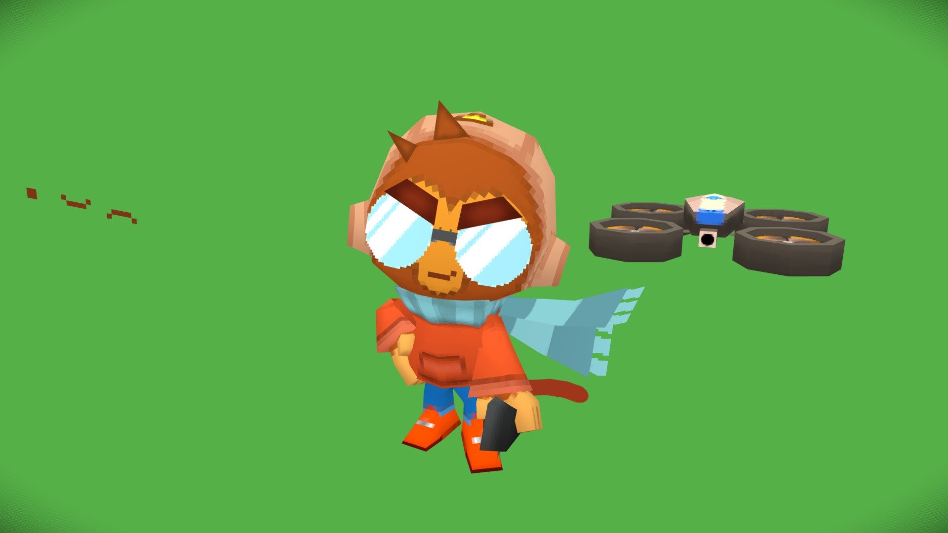 Low Poly Etienne (Bloons TD6) - Download Free 3D model by NateSquared ...