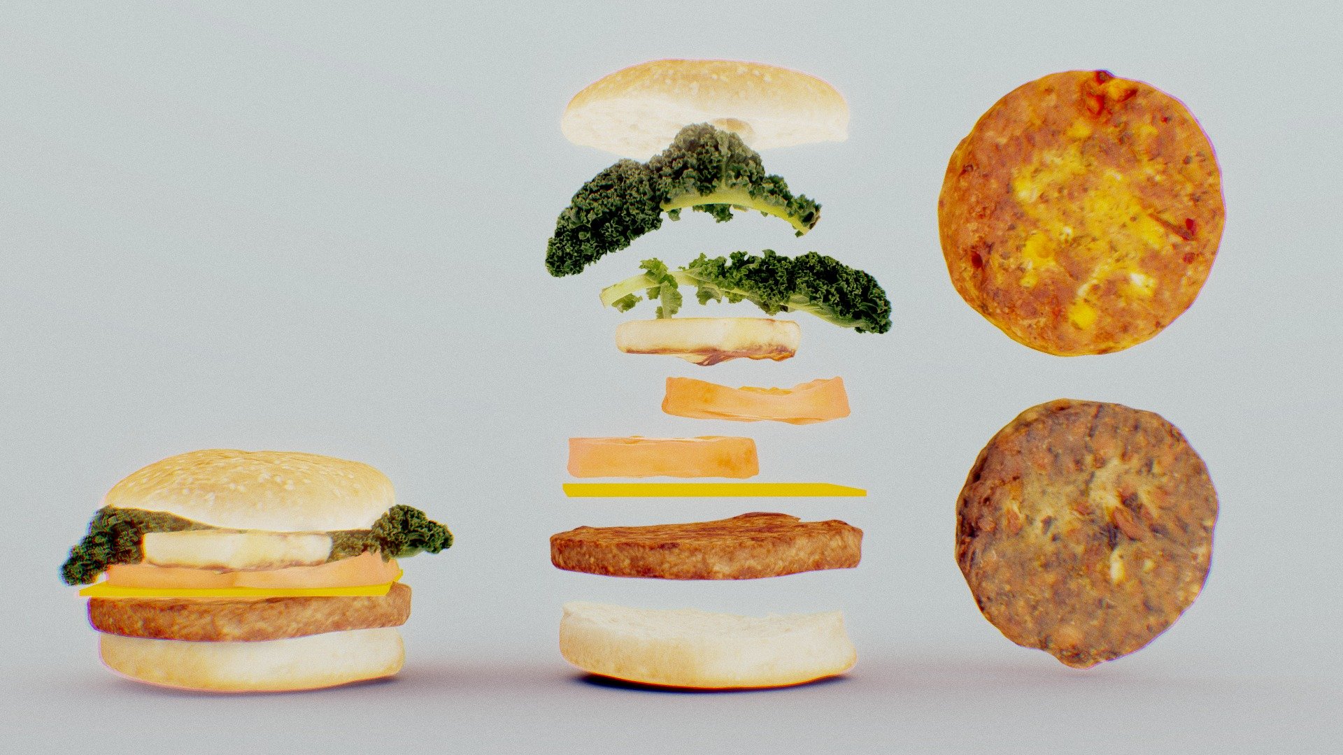 Home Made Hamburger - Buy Royalty Free 3D model by Polygonal Miniatures ...