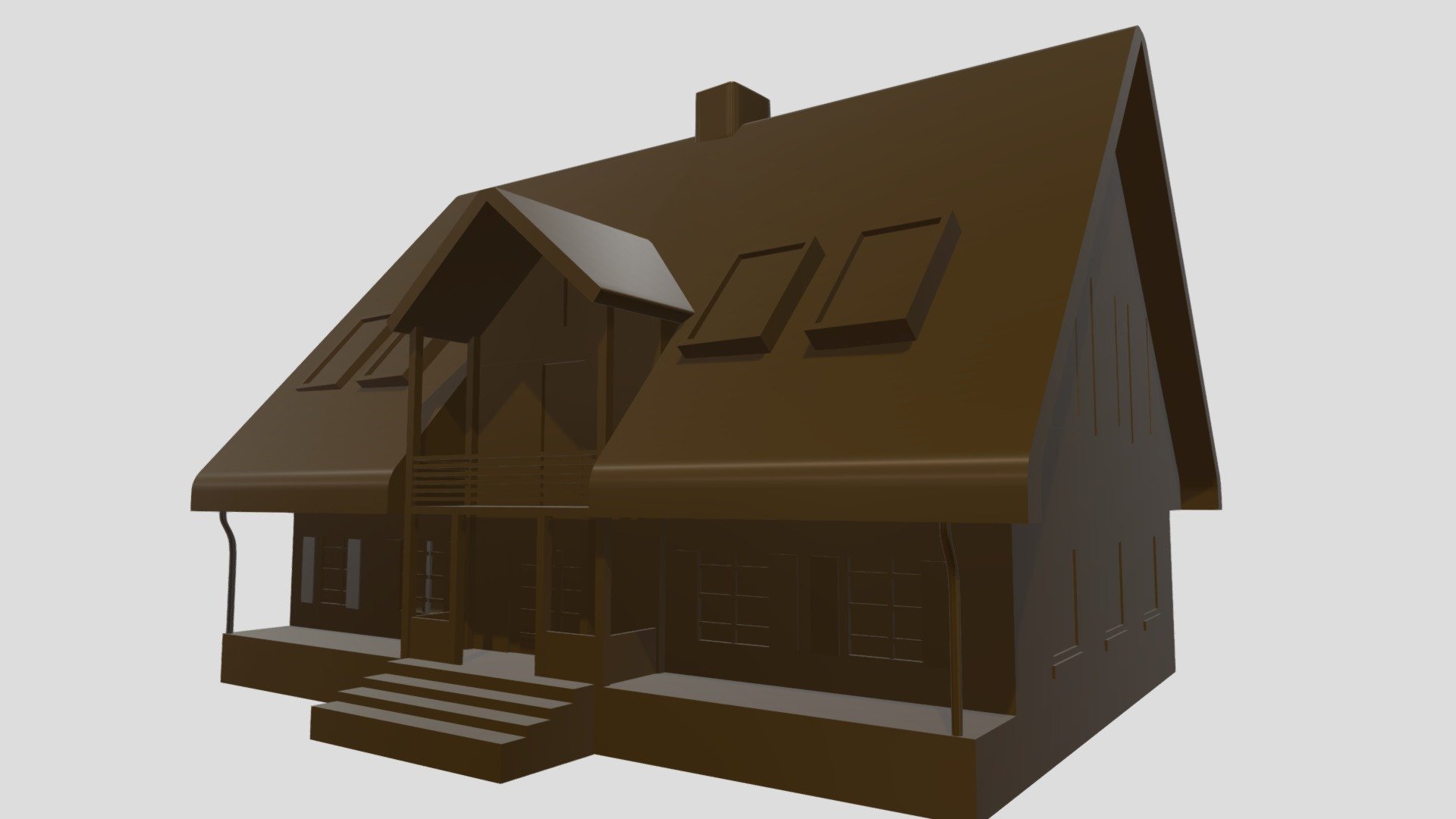 America House Model - Download Free 3D model by Shivang Jindal ...