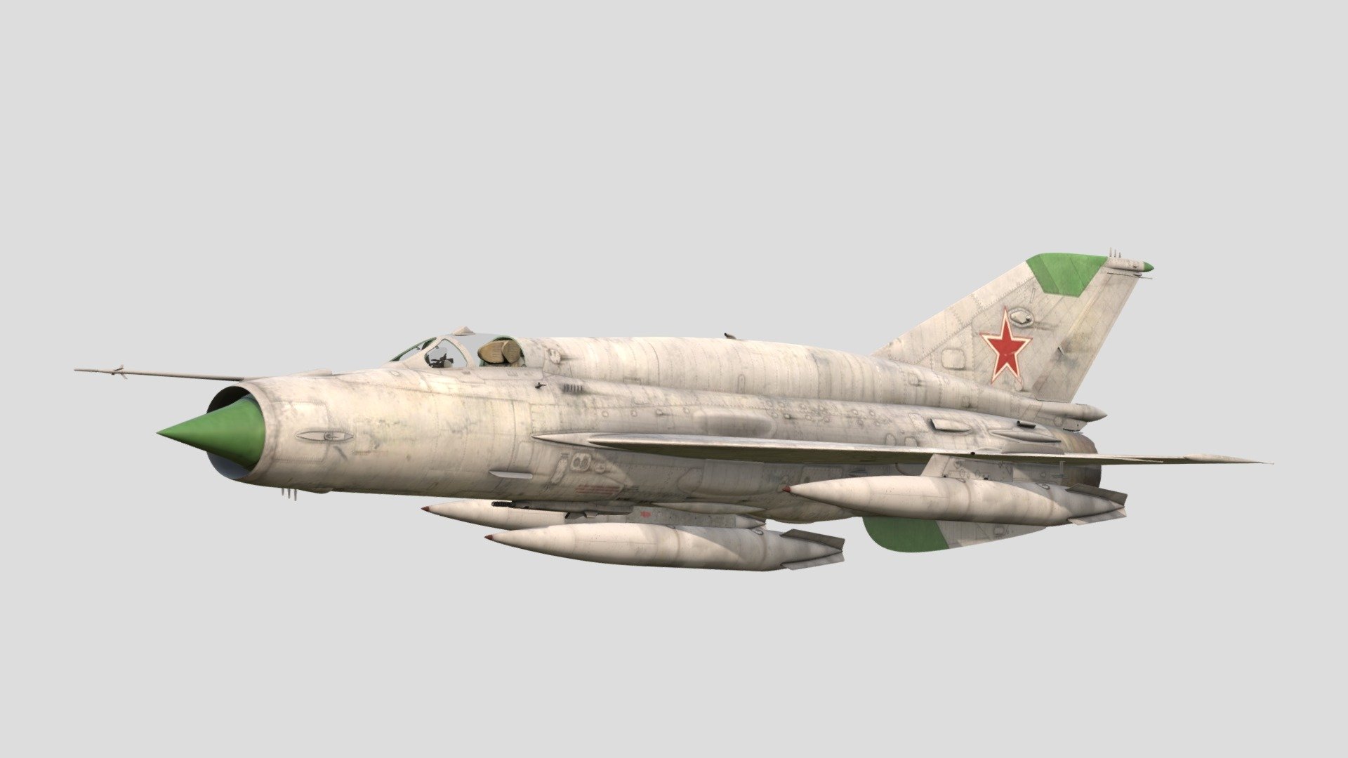 MiG-21SMT - Download Free 3D model by OUTPISTON [4ec0cae] - Sketchfab