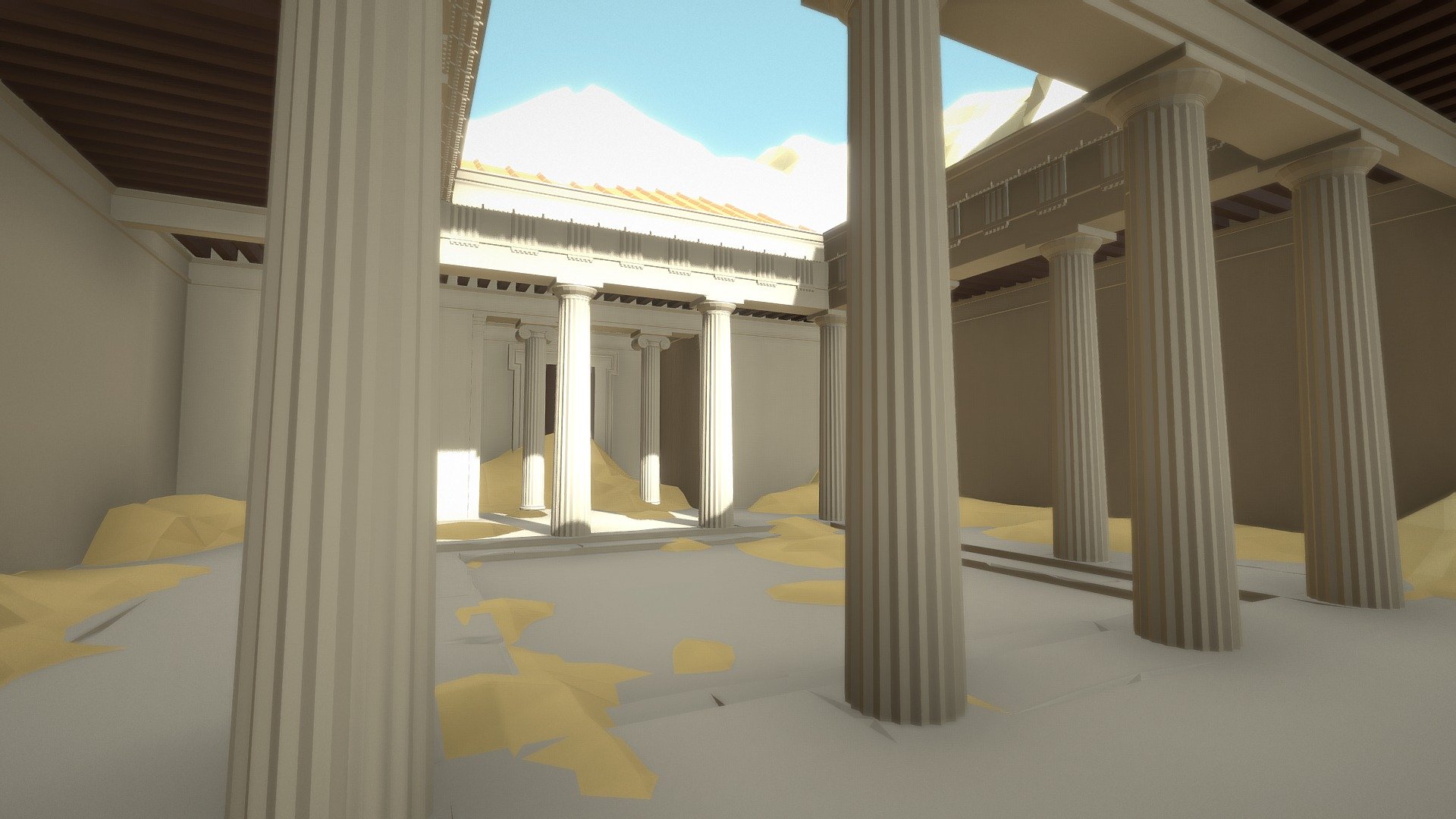 LowPoly Peristyle - 3D model by Kyan0s [4ec162f] - Sketchfab