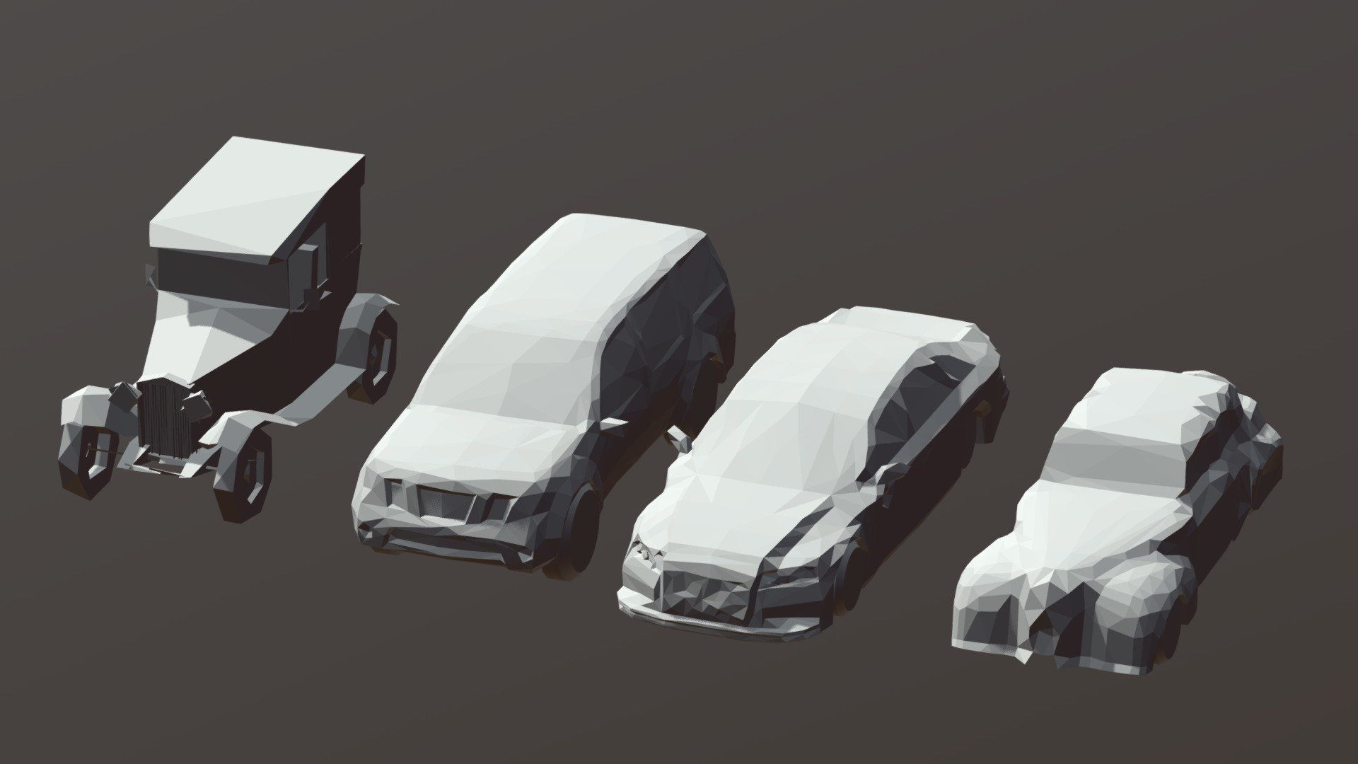 Low Poly Cars - Download Free 3D model by flyingspringrol [4ec1d1e ...