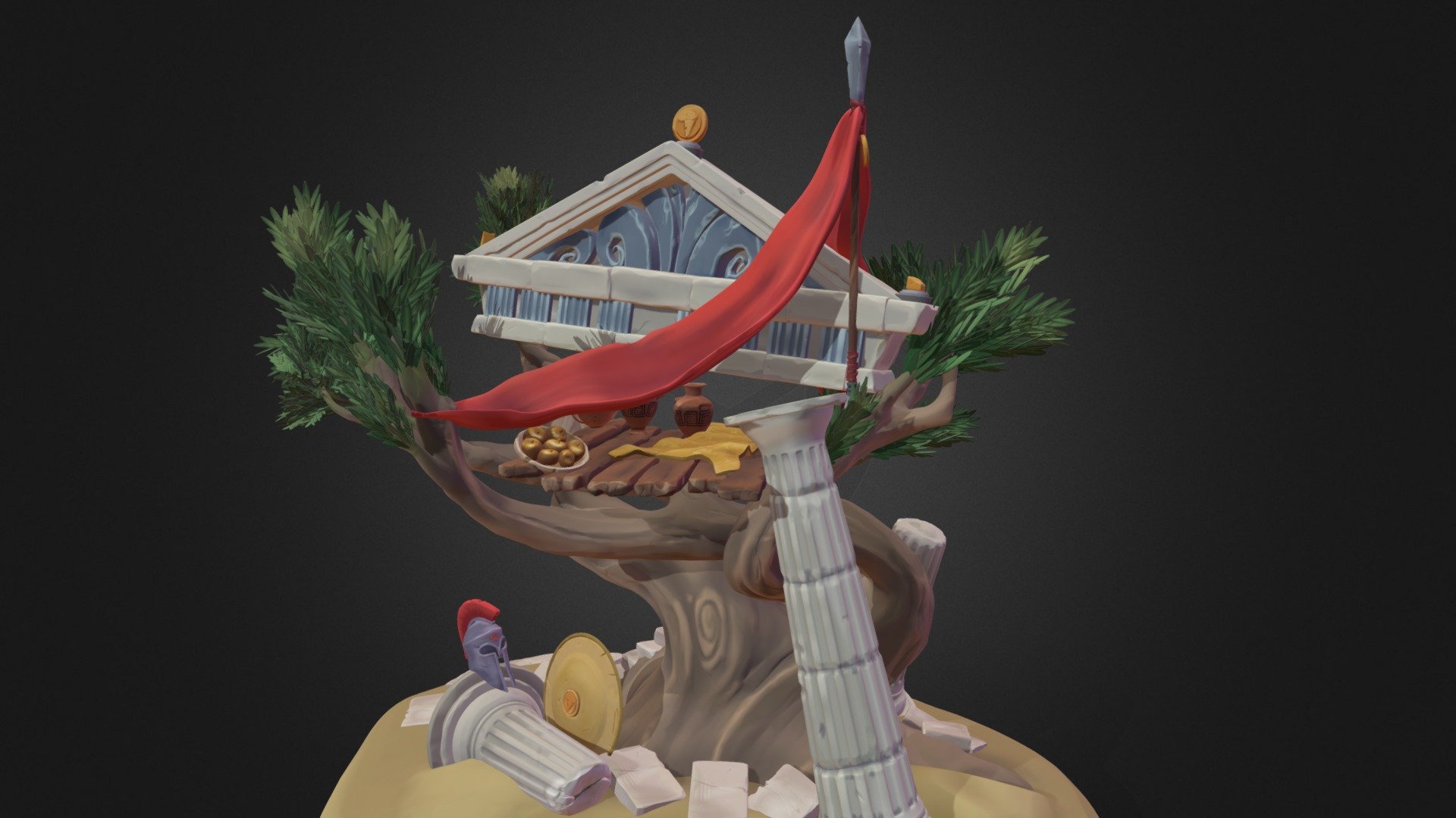 Treehouse built by Hercules - Download Free 3D model by Loraine ...