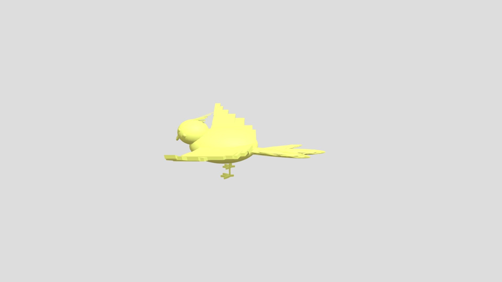 Bird - 3D model by mashirobear (@c271440e) [4ec6559] - Sketchfab