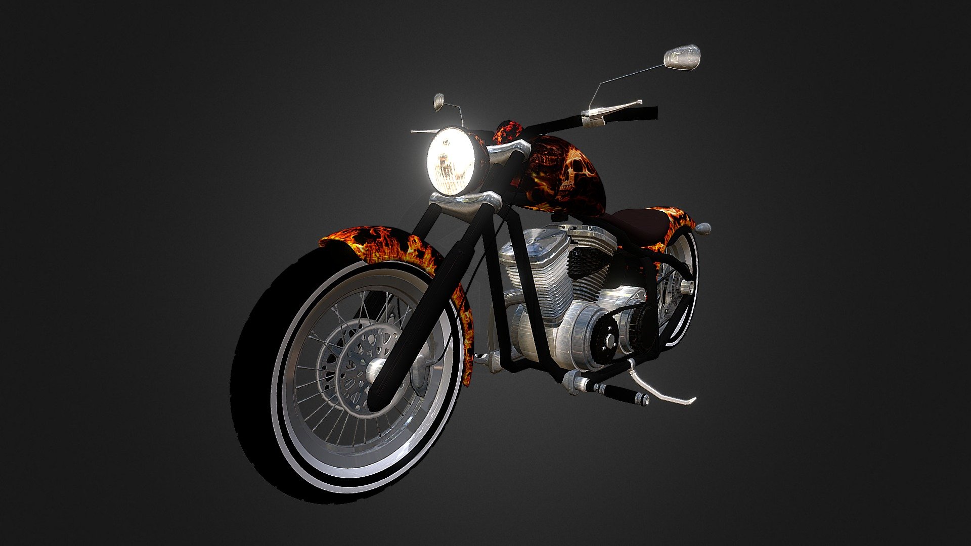 Chopper - Buy Royalty Free 3D model by pinotoon [4ec7066] - Sketchfab Store
