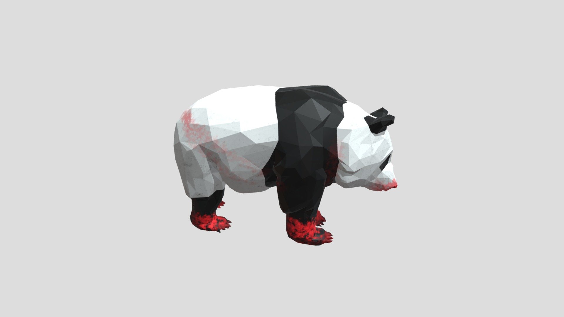 Killer Panda(Game Ready) - Download Free 3D model by moshke [4ec8de3 ...