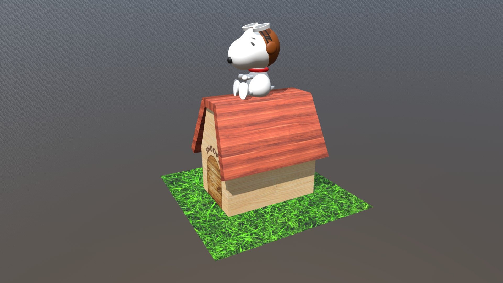 Snoopy - 3D model by Ling (@XuanLingChen) [4ecb500] - Sketchfab