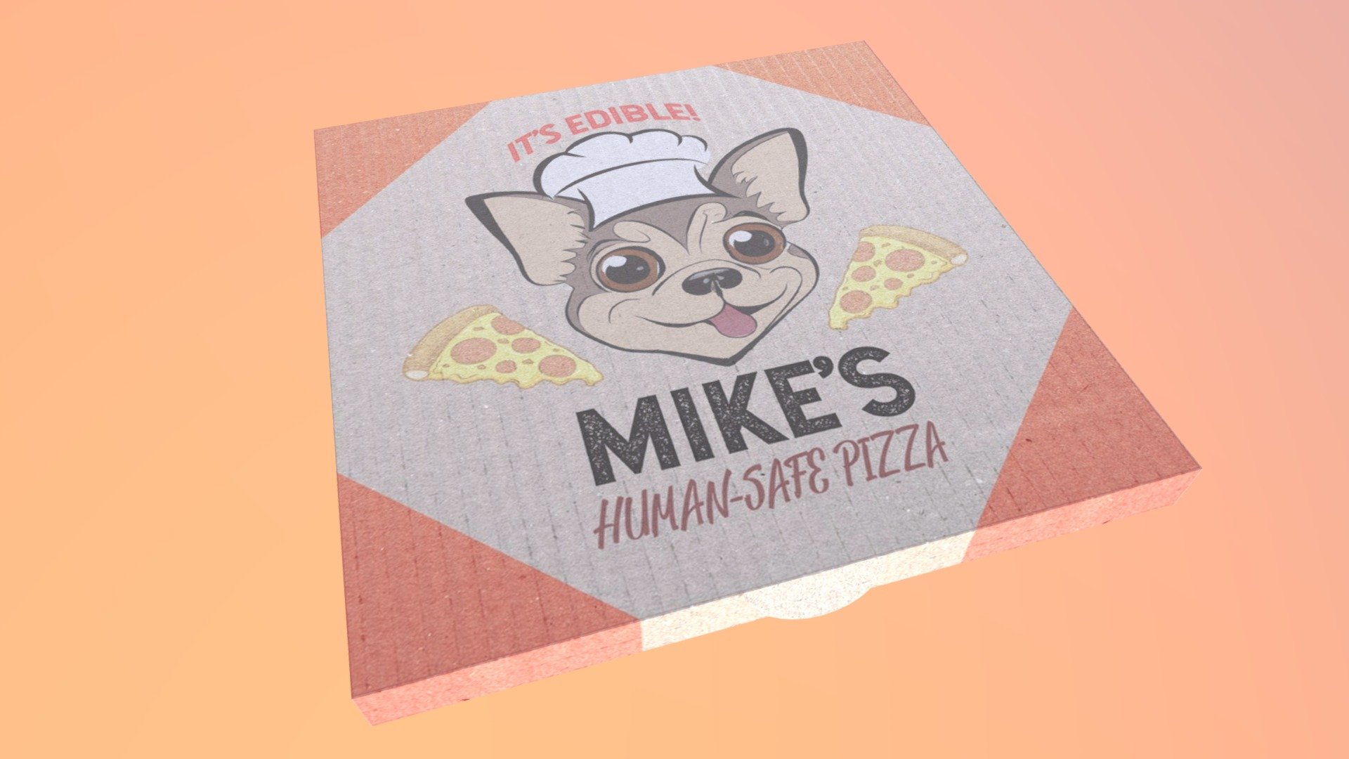 Mike's Pizza Box - 3D model by Ayaya_ [4eccdeb] - Sketchfab