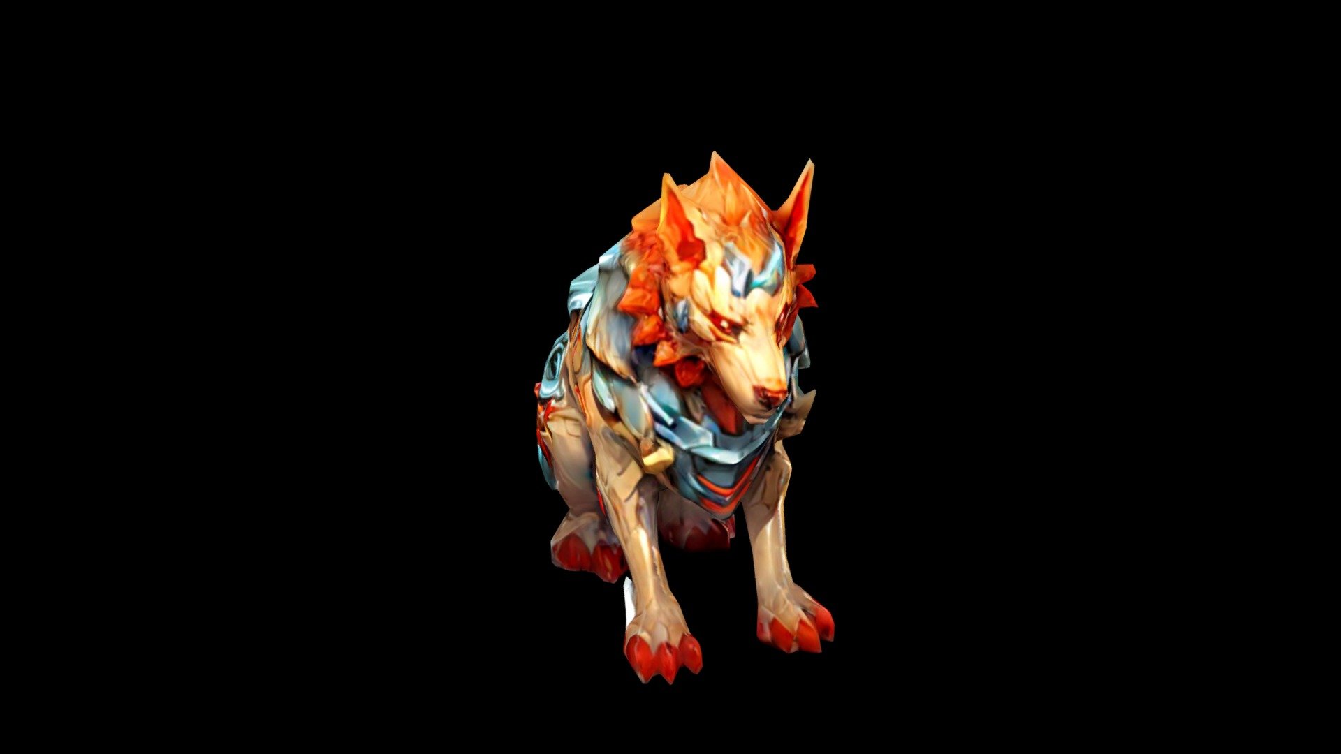 A fierce, armor-plated creature with sharp claws - Download Free 3D ...