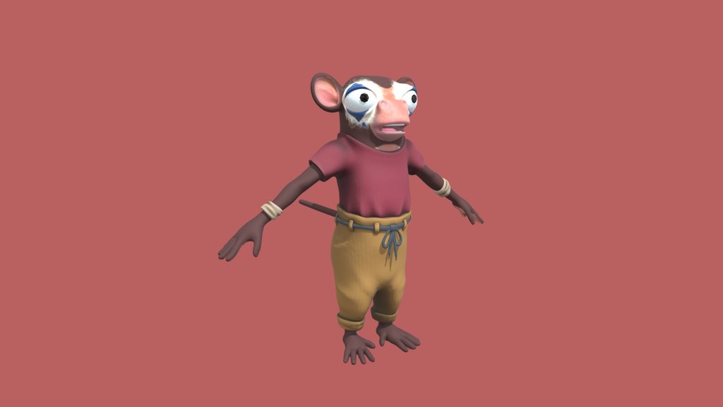 monkey - A 3D model collection by mase_max (@akzbmg) - Sketchfab