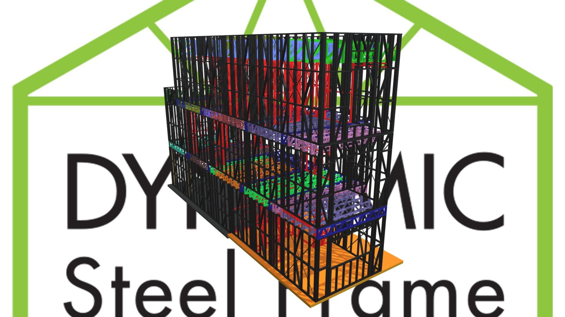 DSF2395 A01(0) TYPE A - Lot 74 to 78 - 3D model by Dynamic Steel Frame ...
