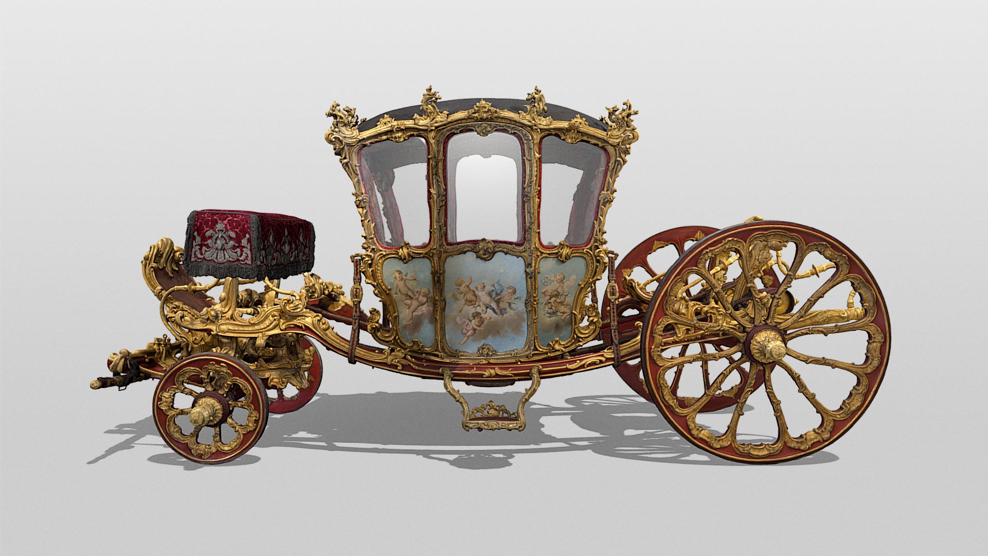 The Golden Carriage - 3D model by noe-3d.at (@www.noe-3d.at) [4ed30ce ...