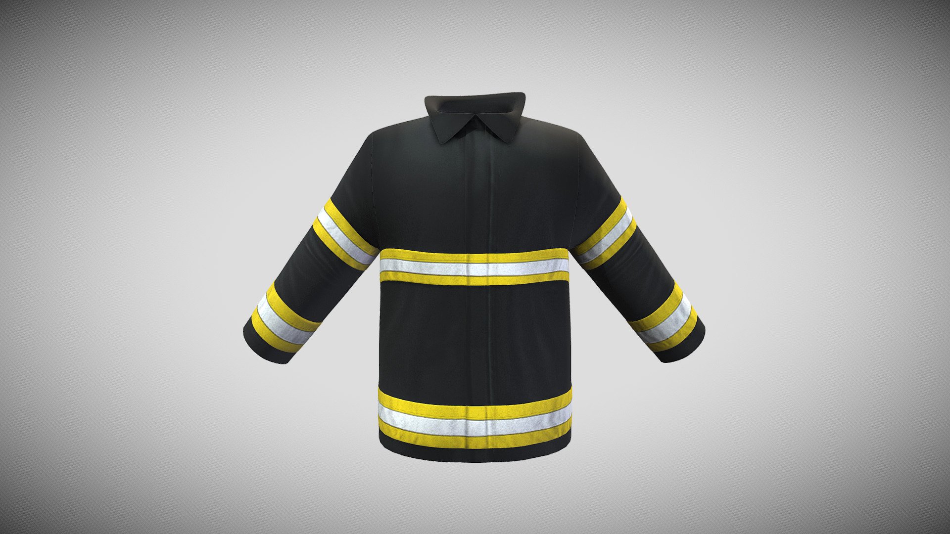 Men's Safety Work Jacket - Buy Royalty Free 3D model by 3dia [4ed332a ...