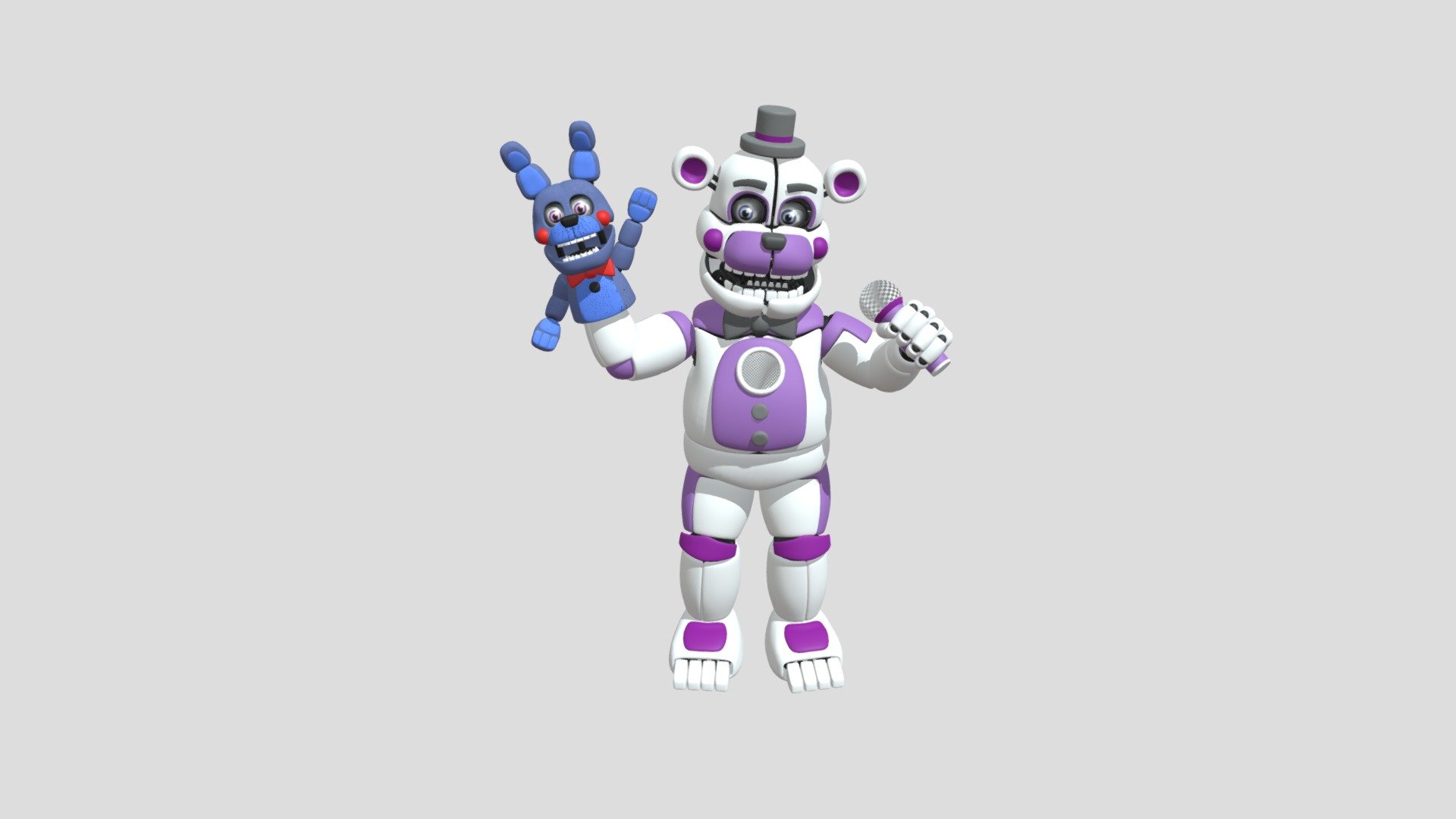 Ft Freddy - Download Free 3D model by Algb (@Ofalmet) [4ed439a] - Sketchfab