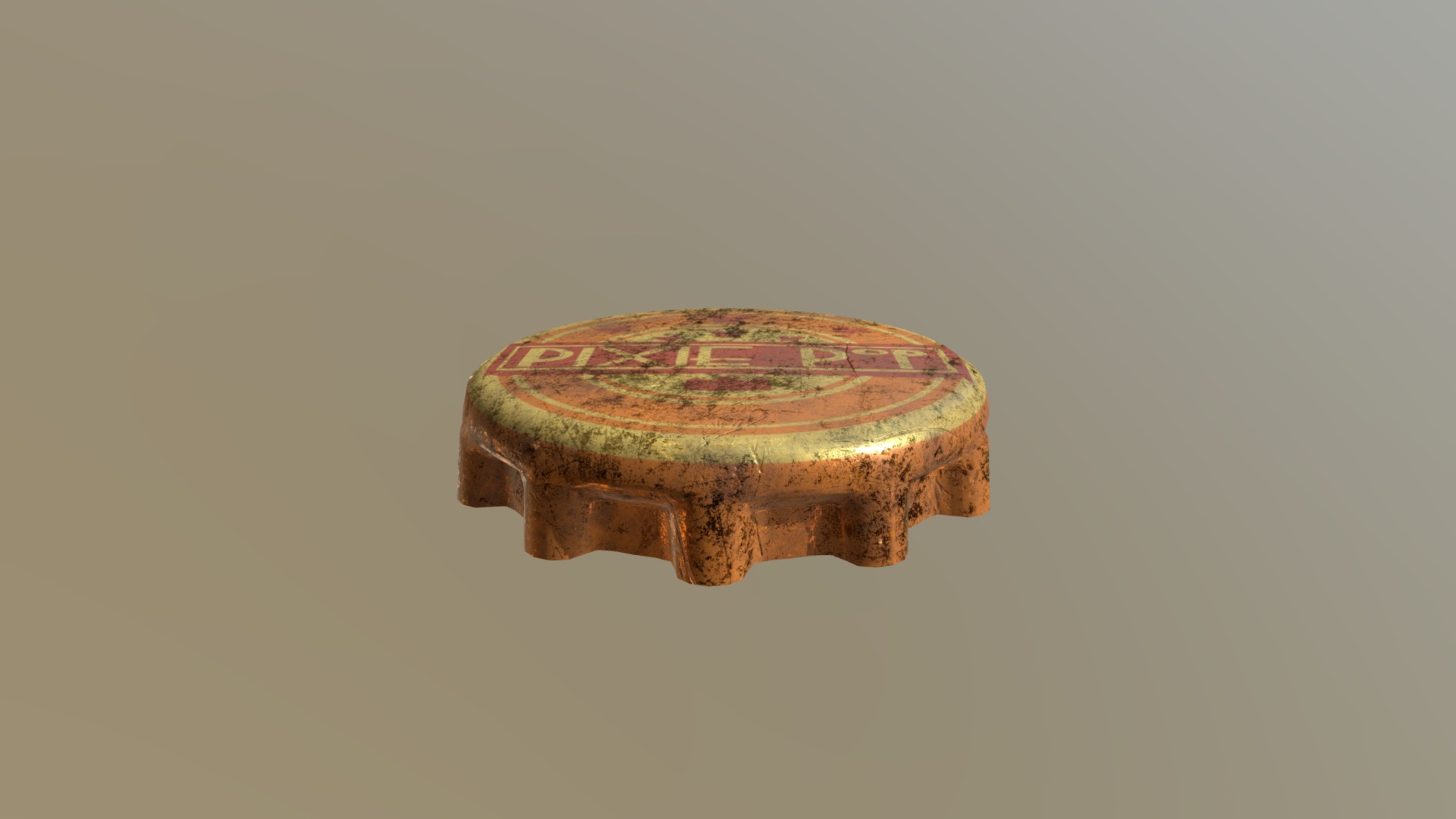 Low Poly Bottle Cap (Coloured) - 3D model by Meg Bells (@MegBells ...