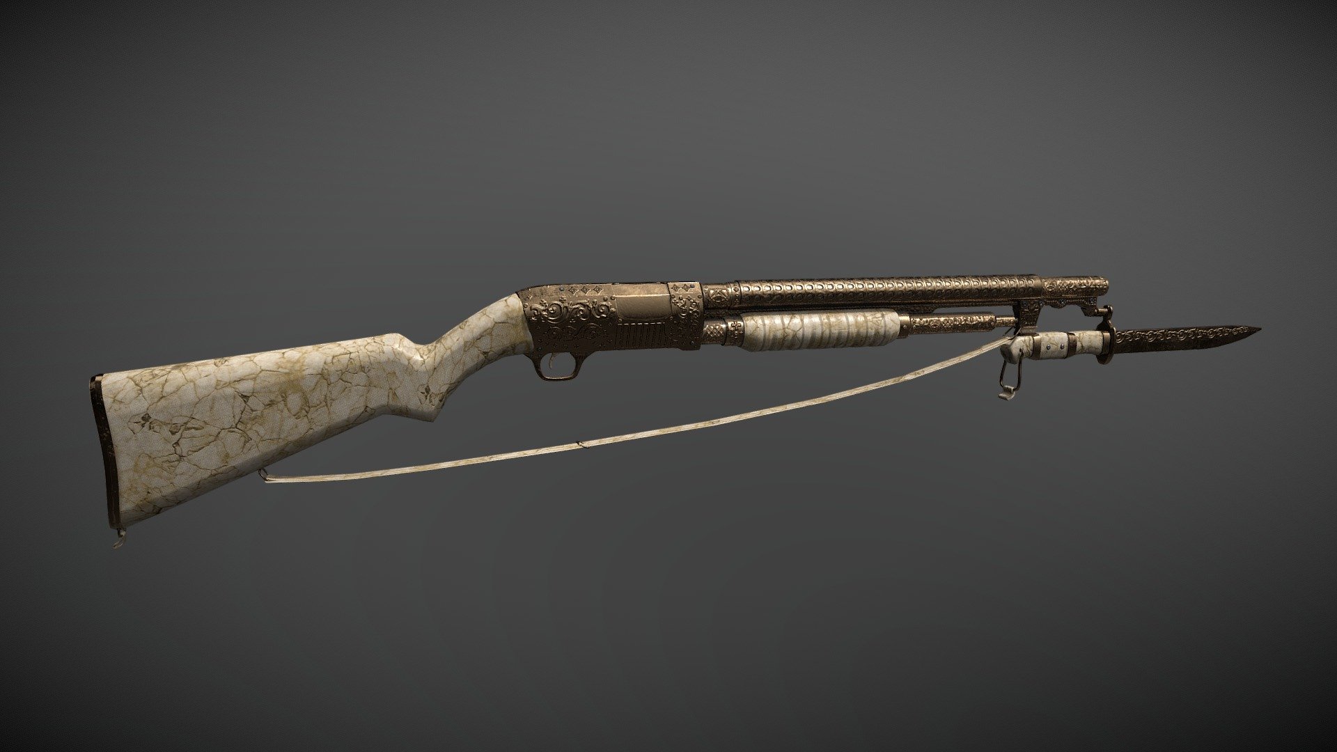 Trench Gun Skin - 3D model by sasperson [4ed6371] - Sketchfab