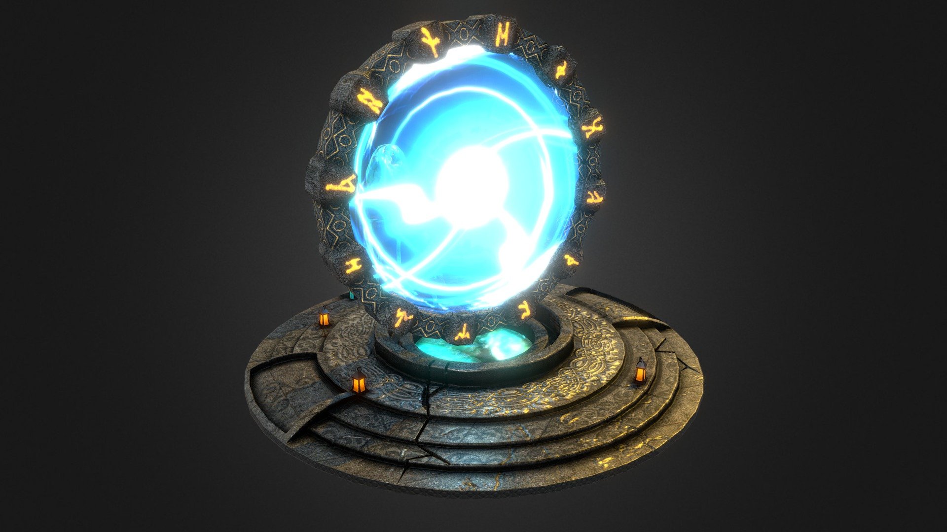 World Of Warcraft inspired portal - WOW - Buy Royalty Free 3D model by ...