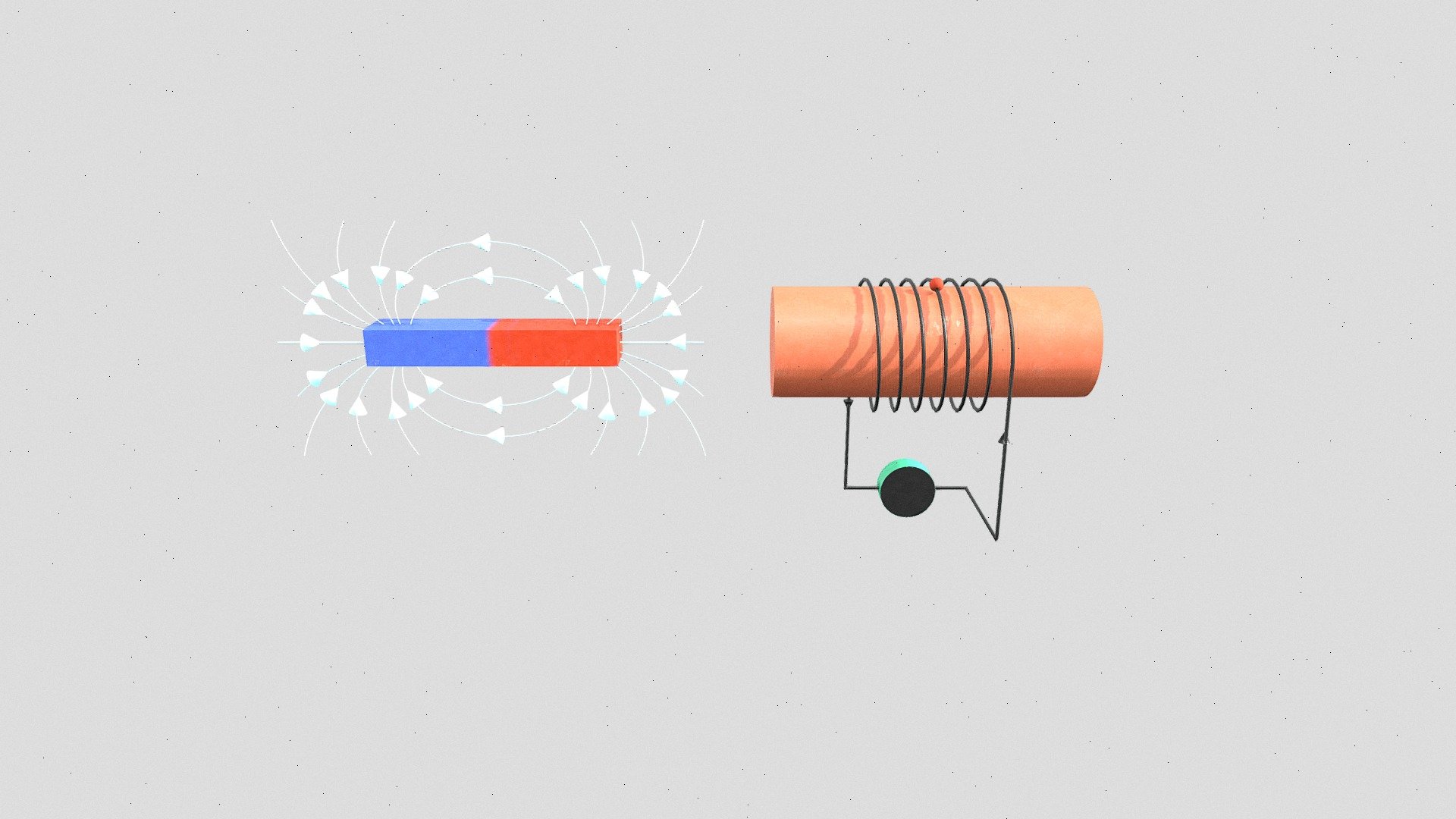 Faraday's experiment - 3D model by skolla123 [4ed9f8f] - Sketchfab