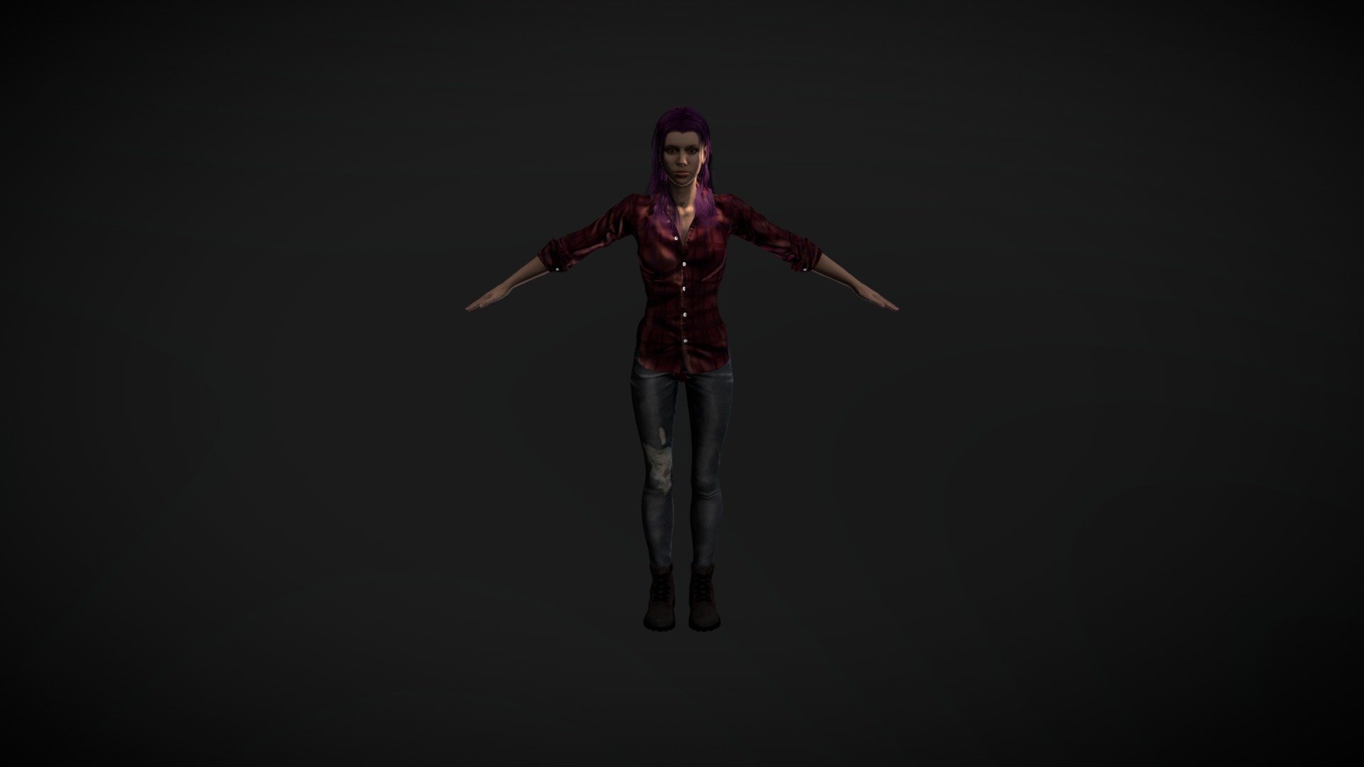 My own Phasmo char - 3D model by SynixX [4eda45b] - Sketchfab