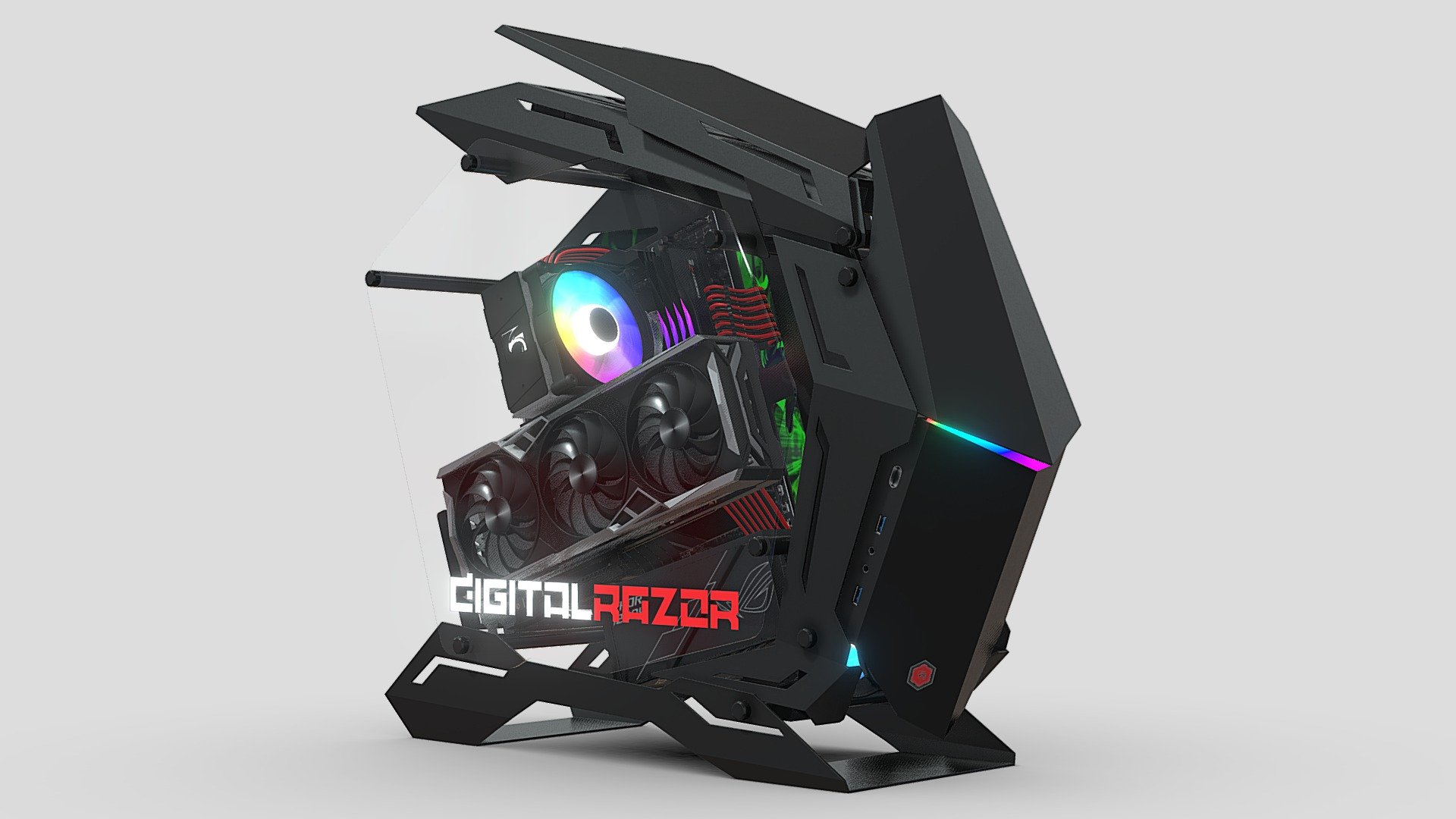 Mod3 Vertical Air - 3D model by digitalrazor3d [4edad17] - Sketchfab