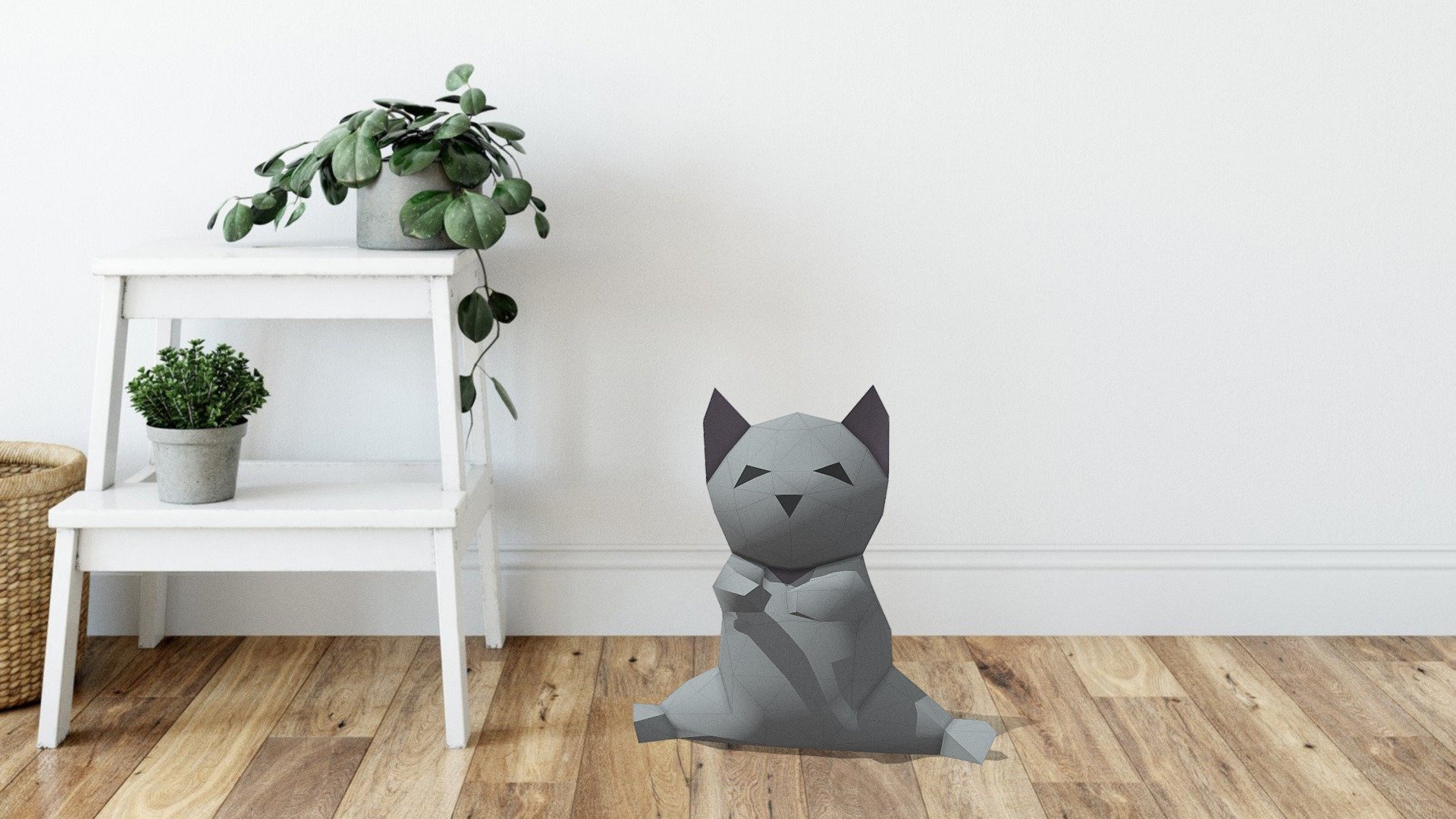 cat yoga frou frou - 3D model by Sofsdesigns [4edaf81] - Sketchfab