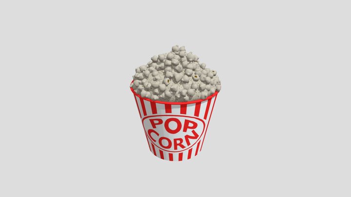 Popcorn 3D models - Sketchfab