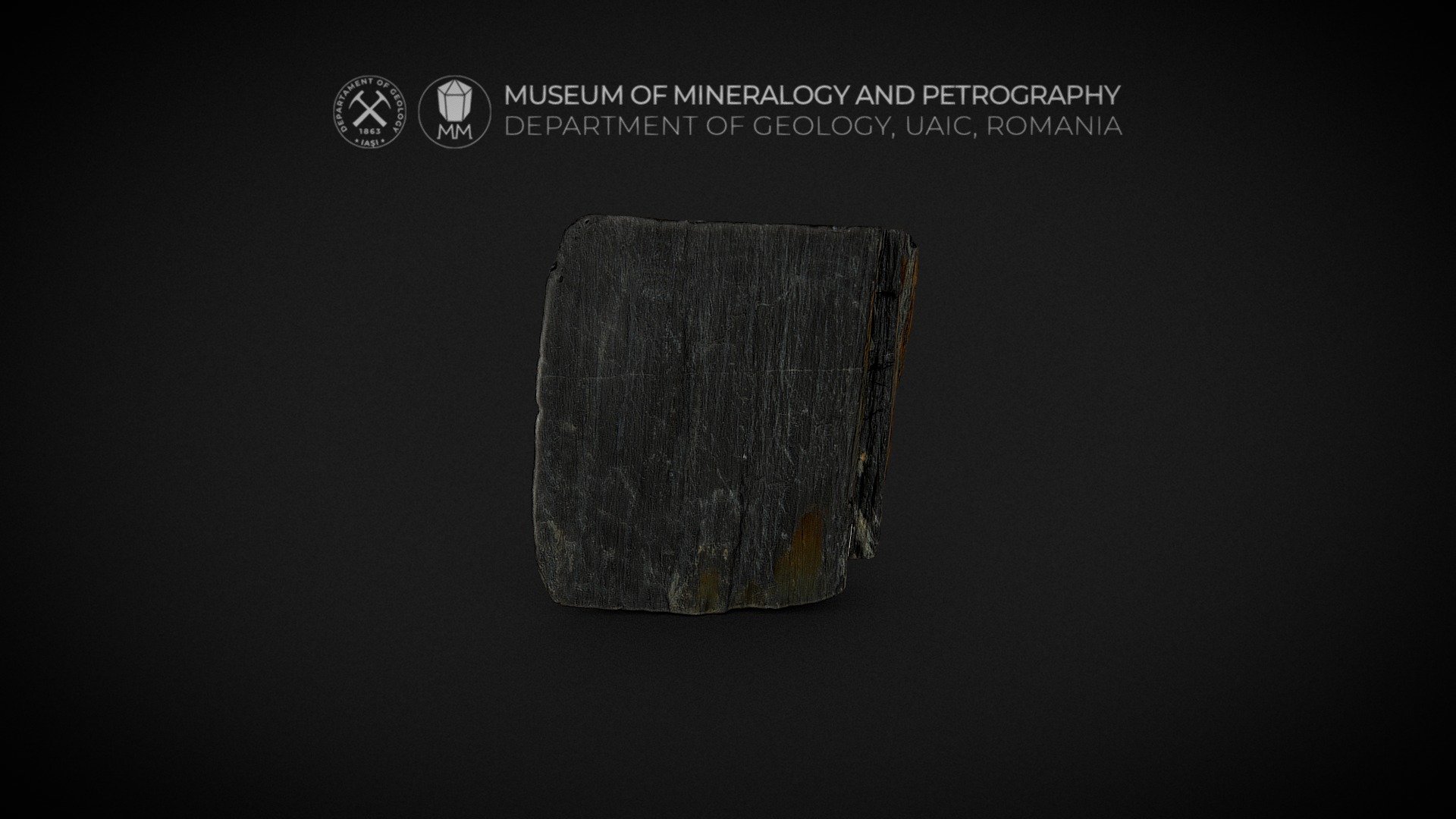 Graphite schist (metamorphic rock) - 3D model by Museum of Mineralogy ...