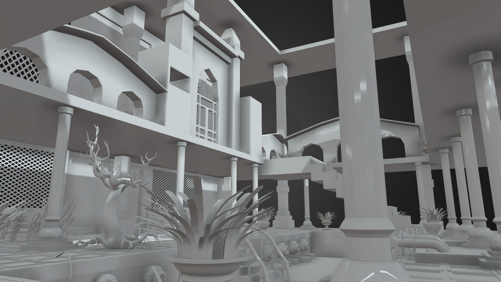 Environment Modeling - Download Free 3D model by chandan_p [4ede607 ...