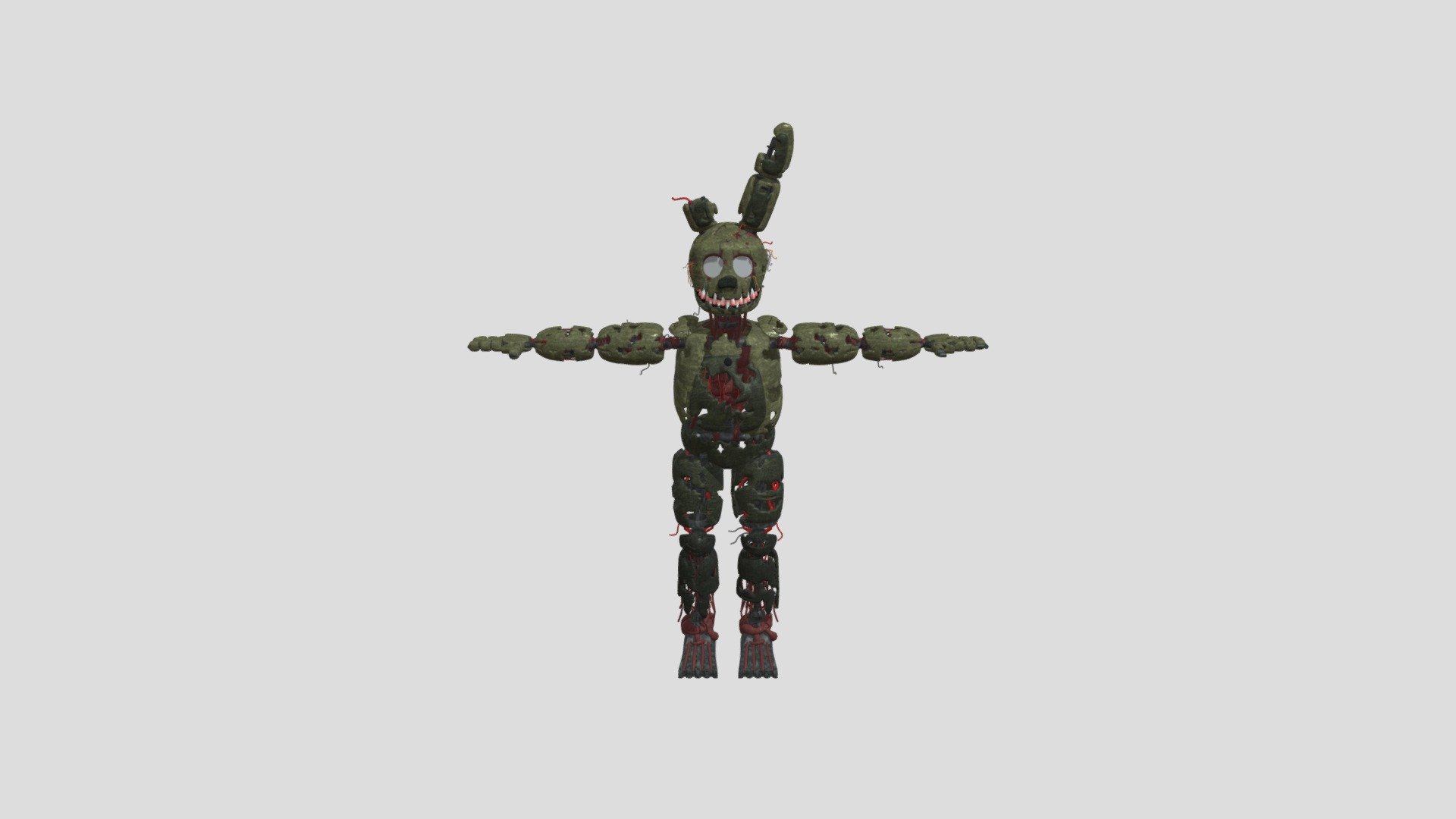 Sinister Springtrap - Download Free 3D model by NachiG [4ee0f3a ...