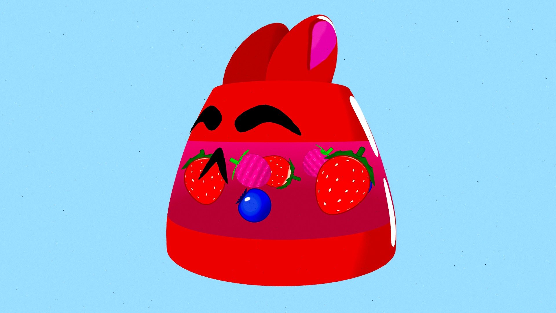 Bunny Jello - 3D model by FlameKitty [4ee1eda] - Sketchfab