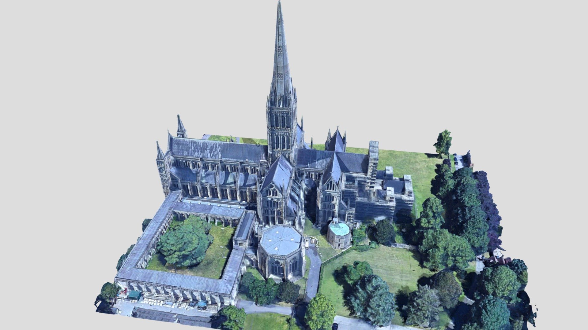 SALISBURY CATHEDRAL - Download Free 3D model by PeeJaa [4ee2b08 ...