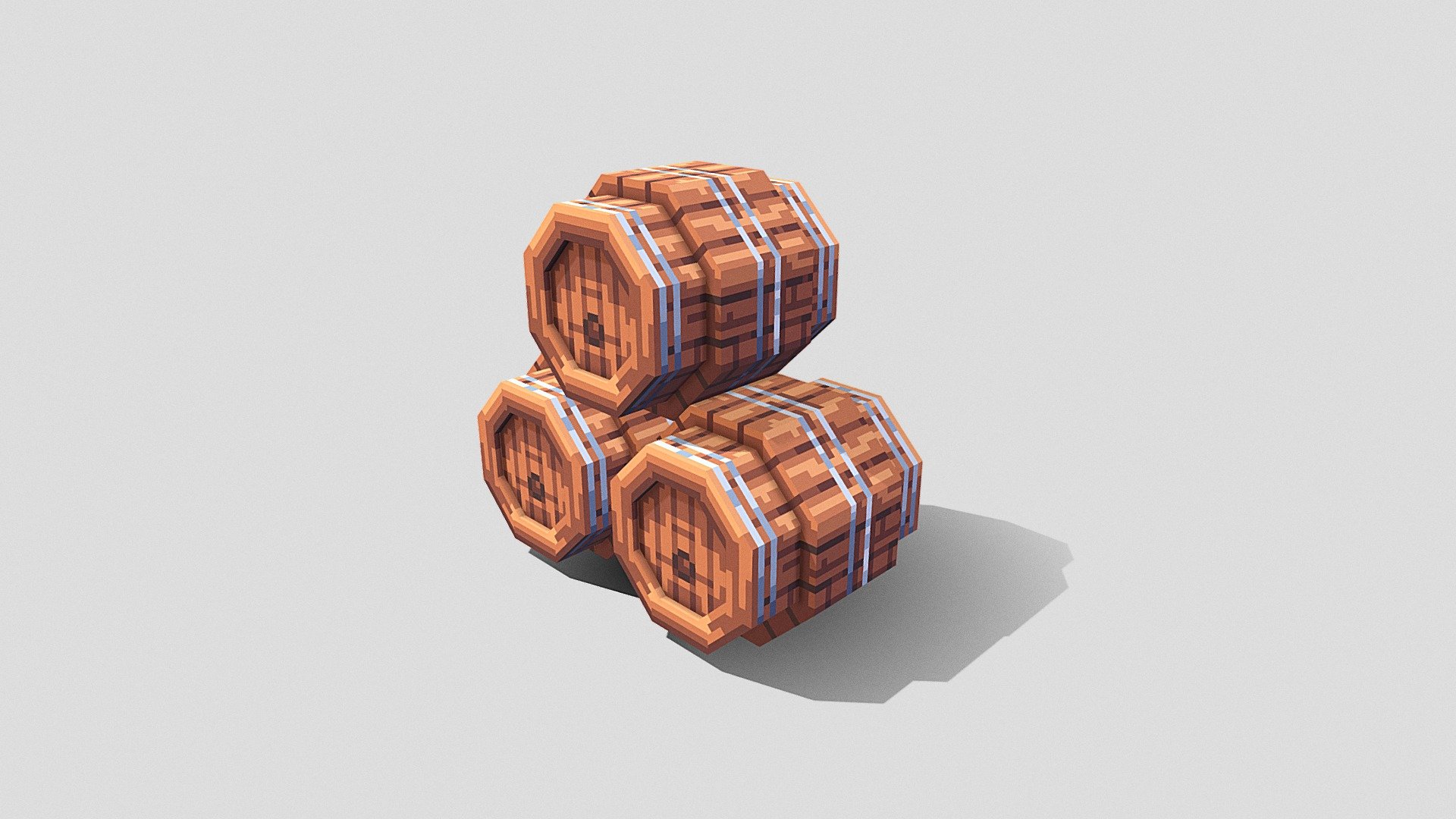 Barrels - 3D model by Hongddi (@Hongddibro) [4ee2ec5] - Sketchfab