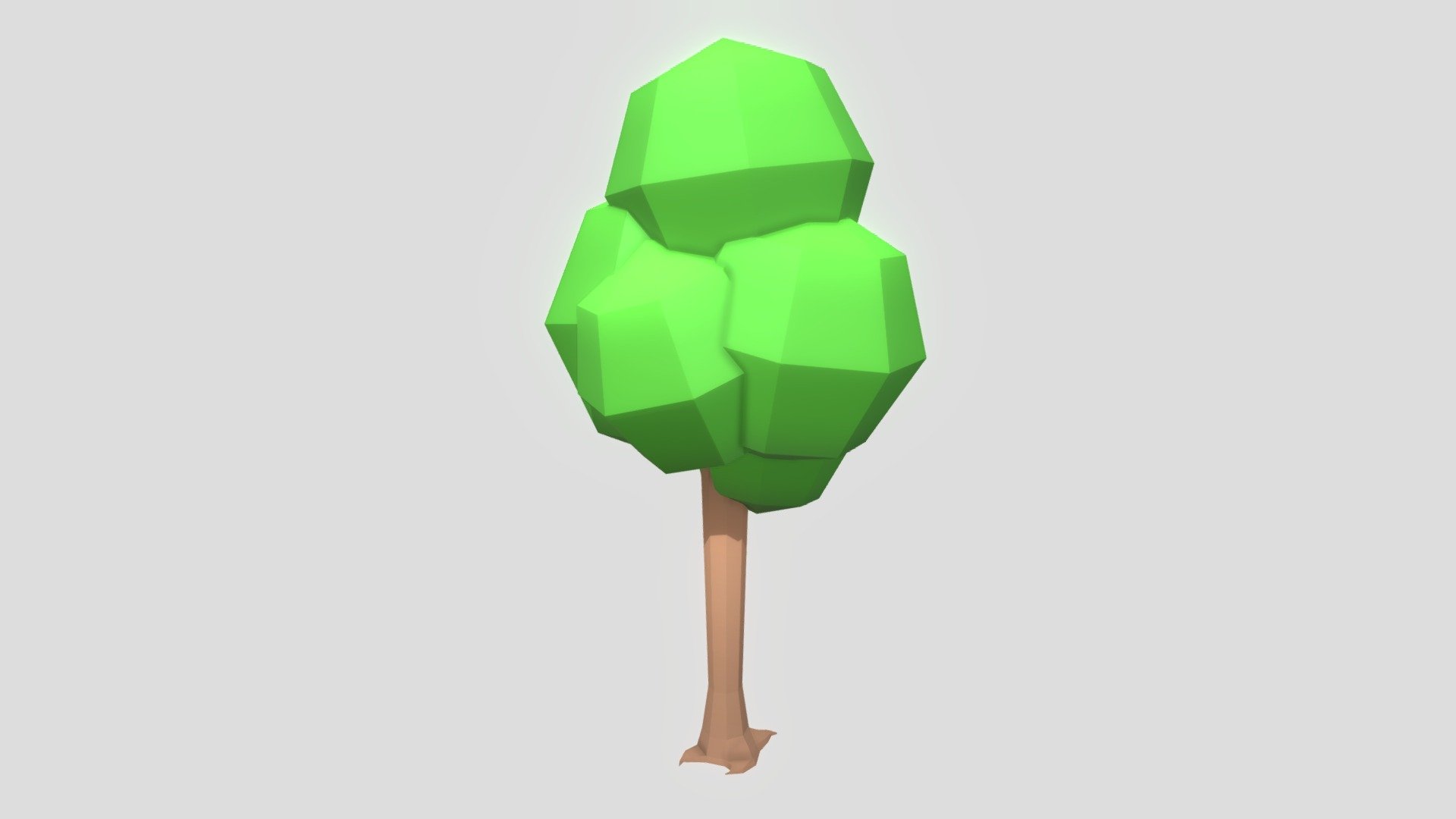 Low poly tree - Download Free 3D model by 4D_Guy [4ee88fd] - Sketchfab