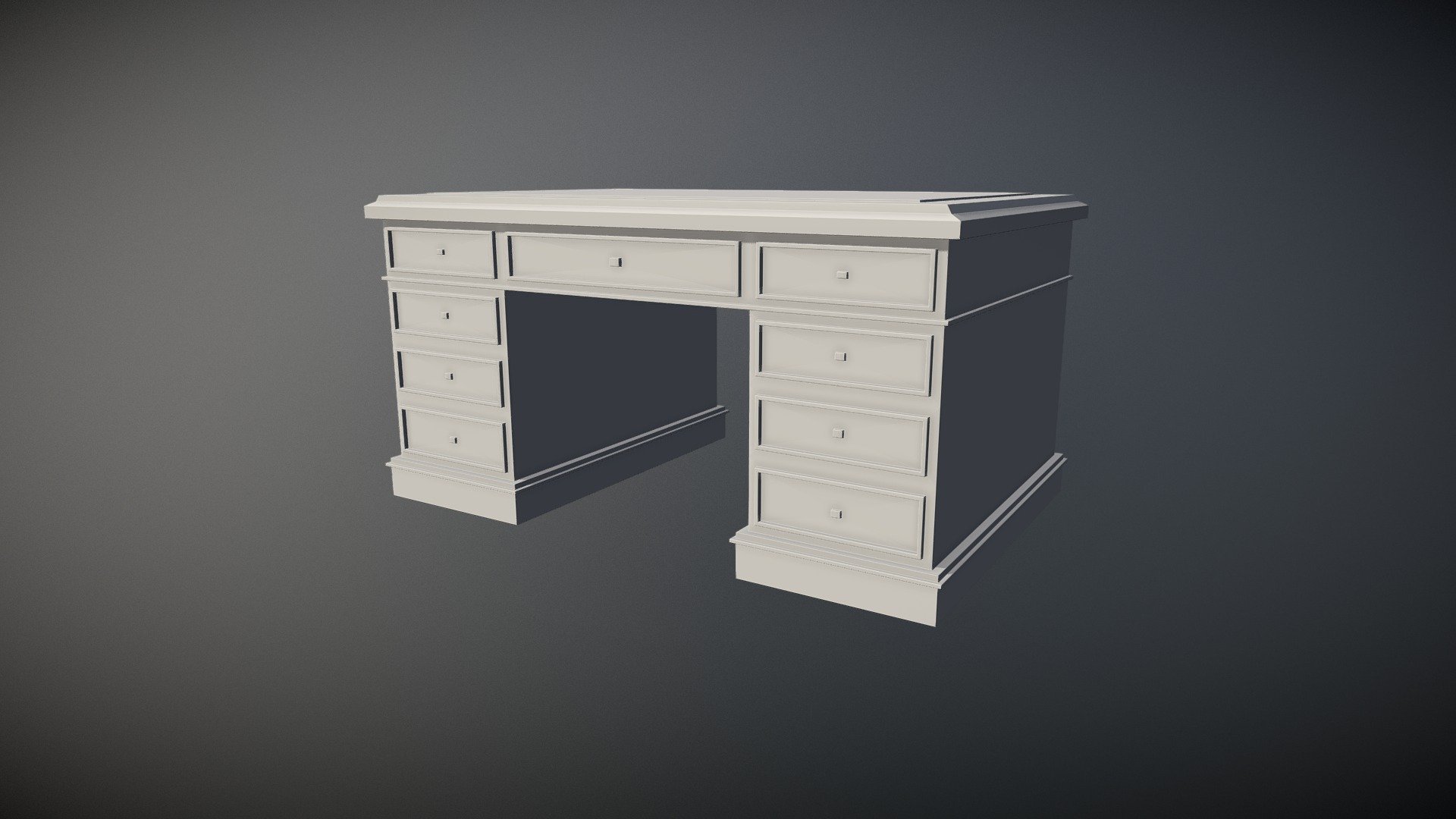 Desk - 3D model by moofactory [4ee8b49] - Sketchfab