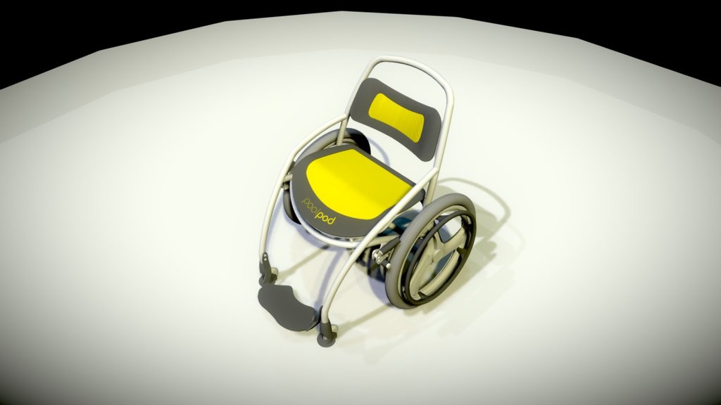 Explore Poolpod Aqua Wheelchair in 3d - 3D model by poolpod [4ee8c7b ...