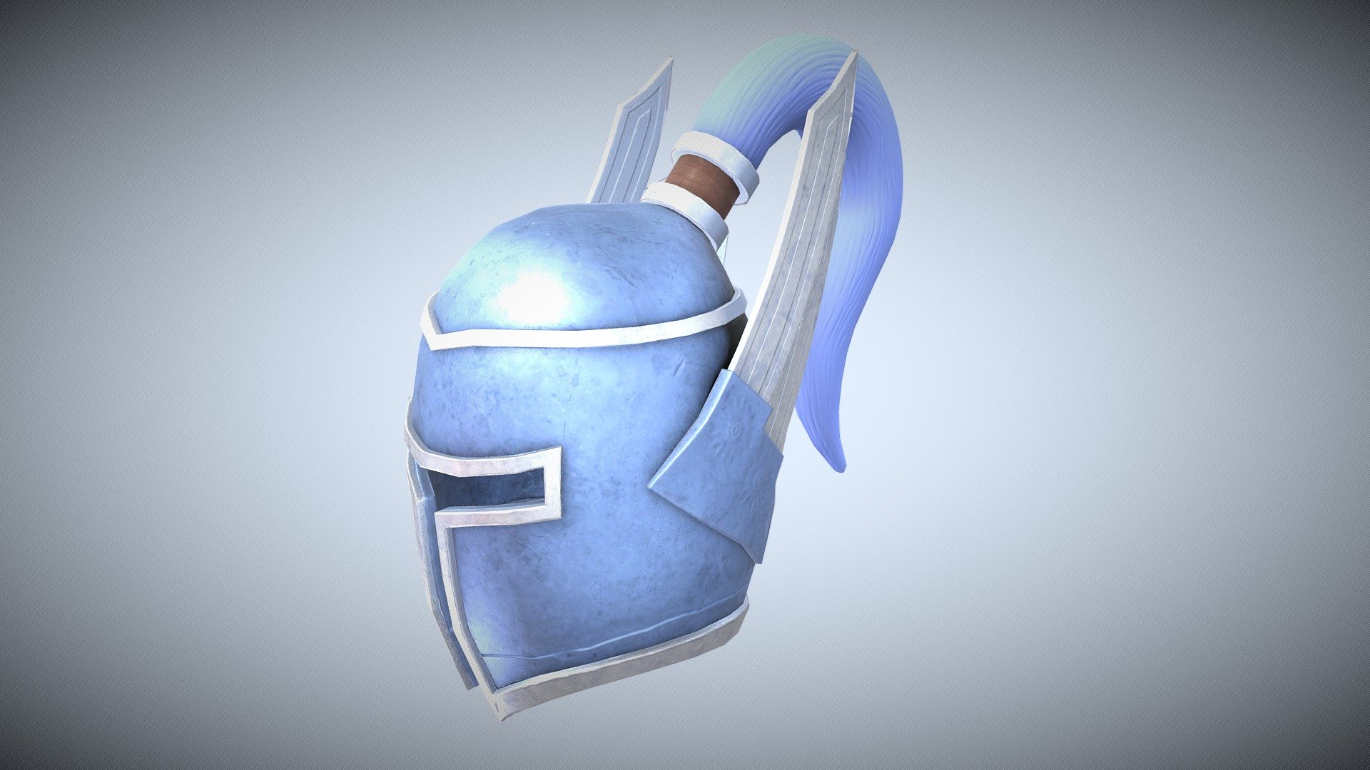 Fantasy human helmet ( stylized ) ( low poly ) - Buy Royalty Free 3D ...