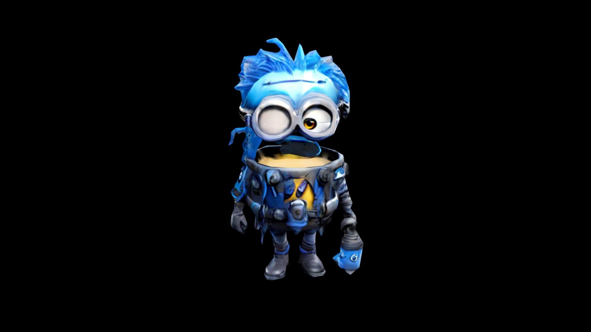 "Captain Grit - Hes a brave, blue minion from th - Download Free 3D ...