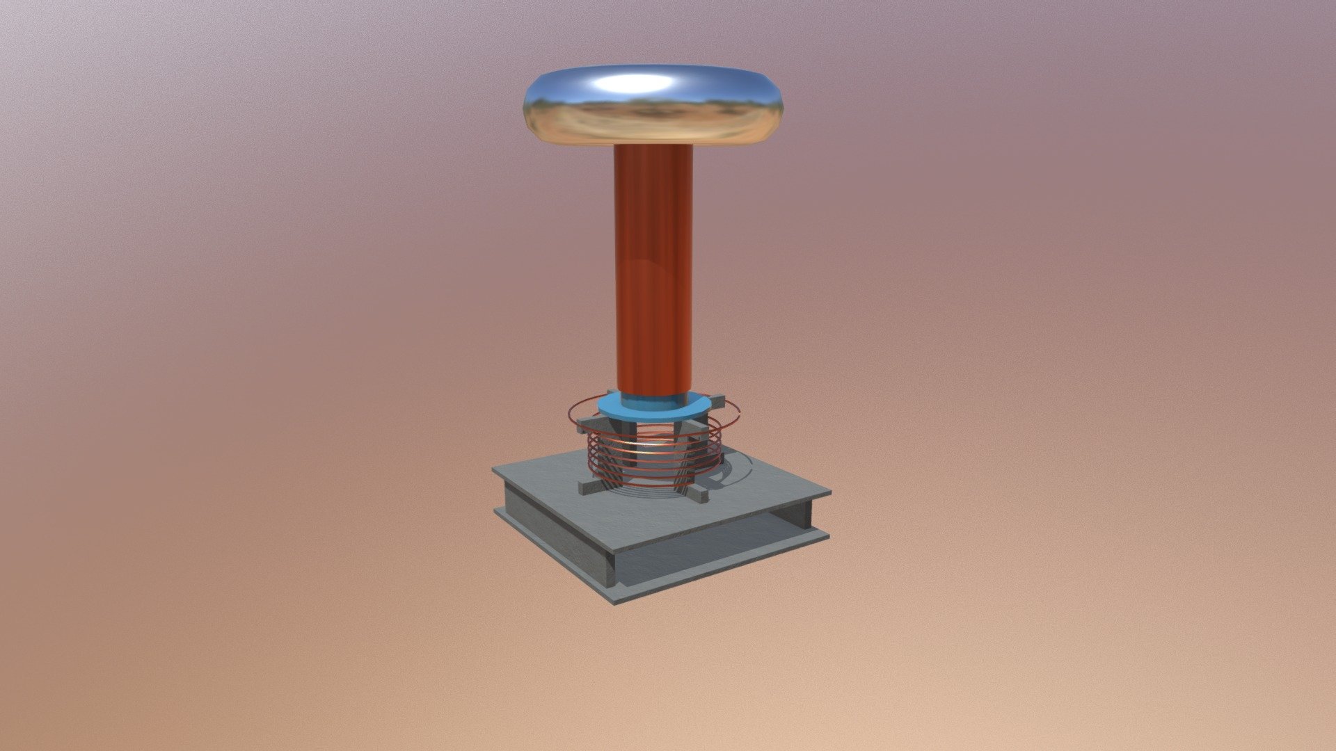 Tesla Coil prototype 0 - 3D model by pavelmo4alov [4eef742] - Sketchfab