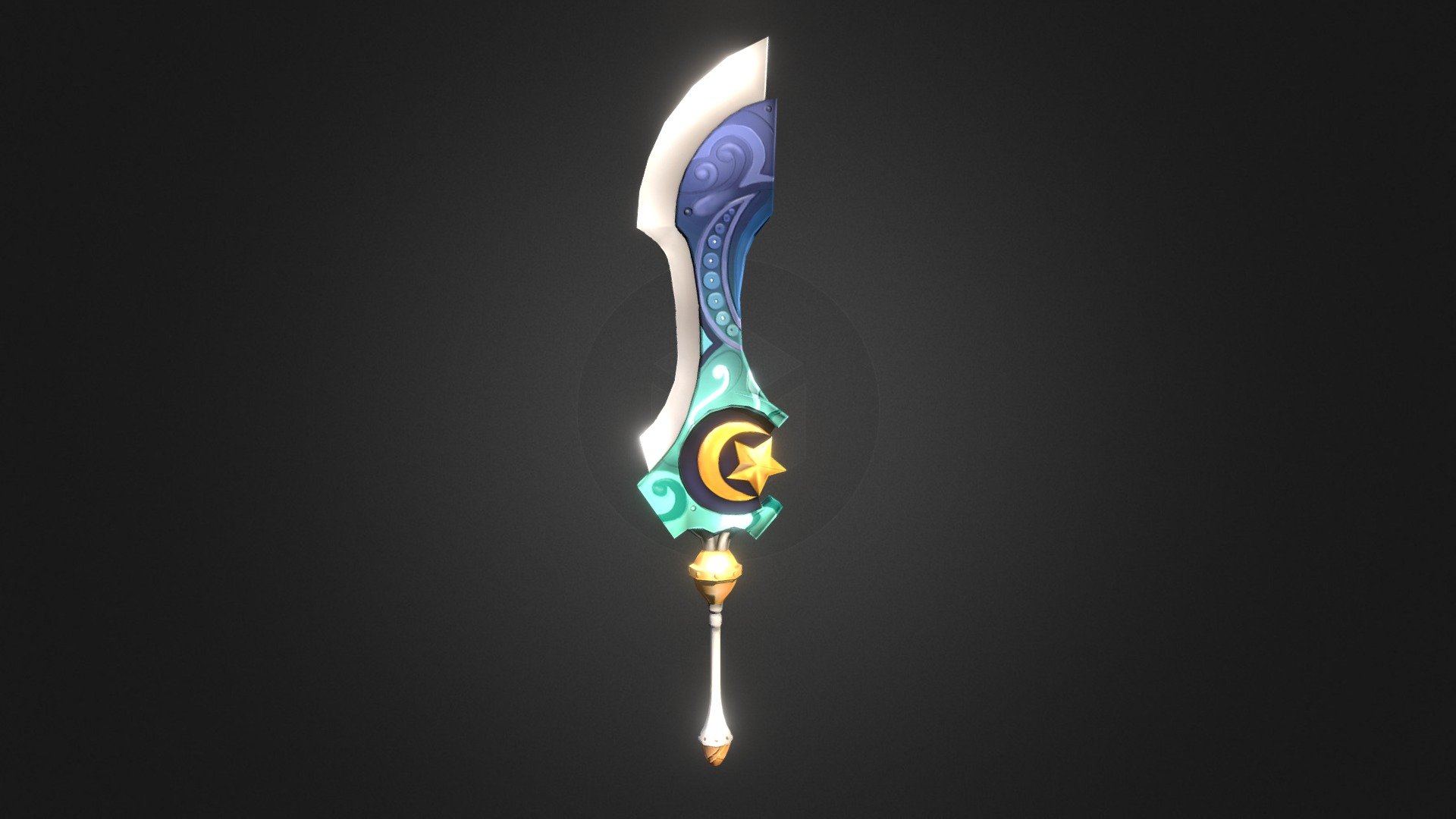 Moon & Star Blade - Buy Royalty Free 3D model by Grasbock [4eefbc6 ...