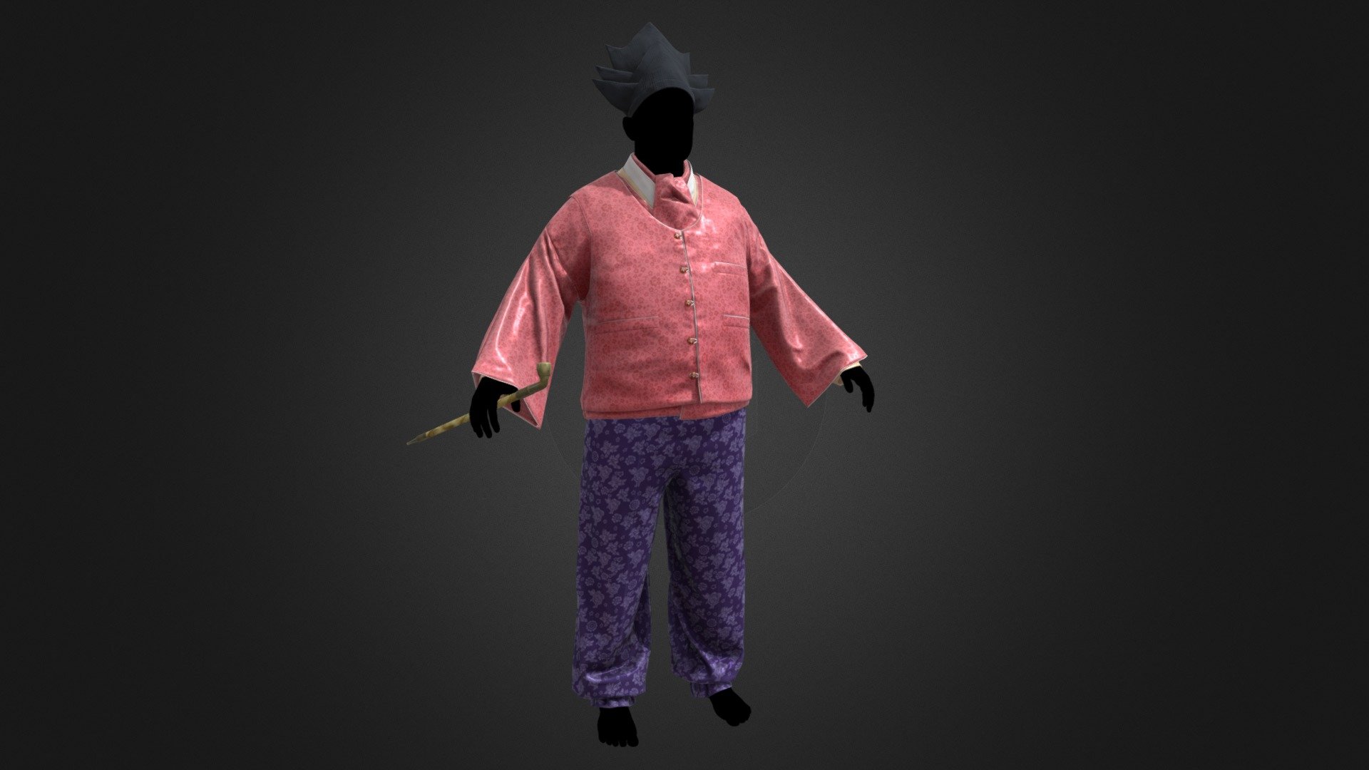 Tradition Korea Noble Male - 3D model by detecmen [4ef0cae] - Sketchfab