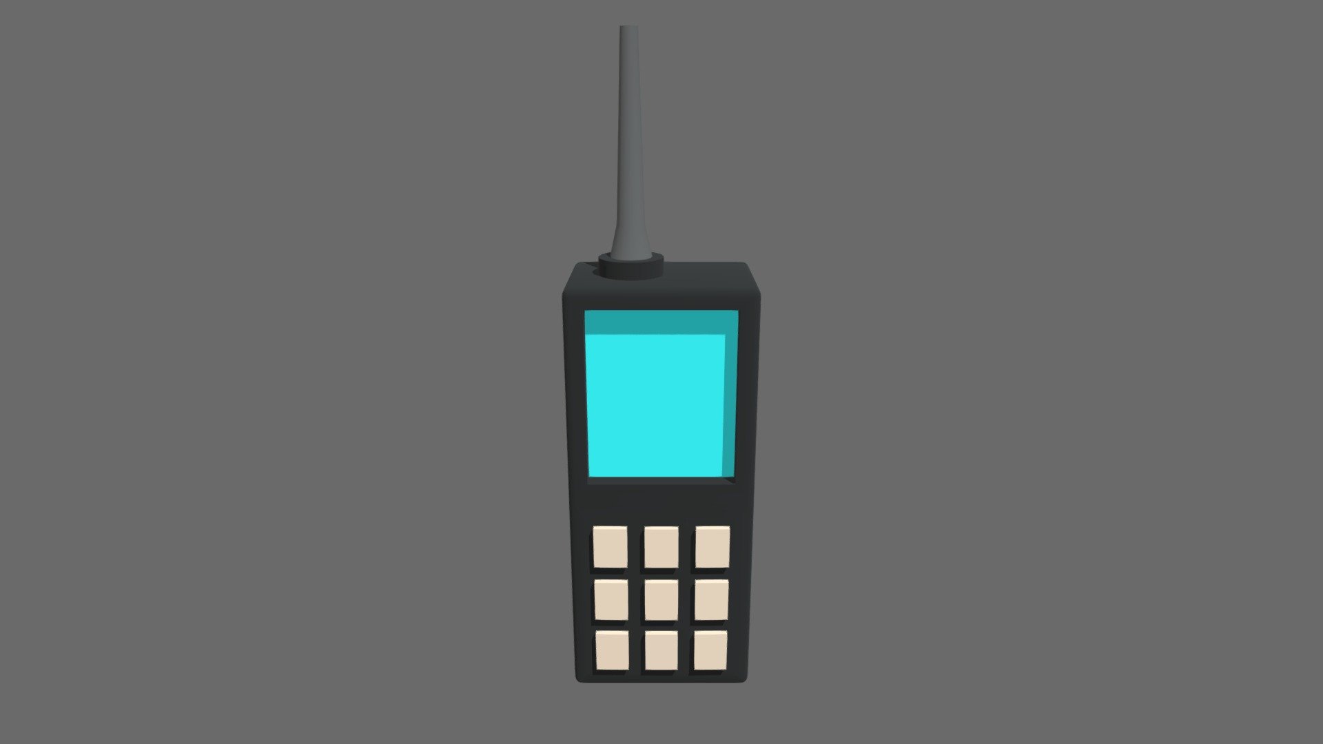 [Low Poly] Handheld Radio/Phone - Download Free 3D model by ...